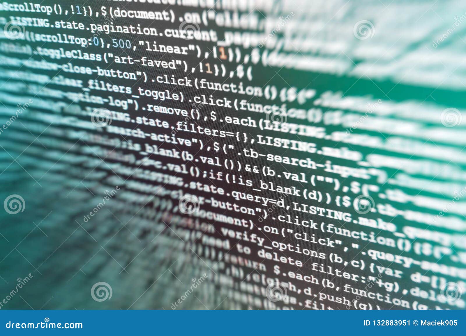 REACT NATIVE Text Written On Programming Code Abstract Technology Background Of Software ...