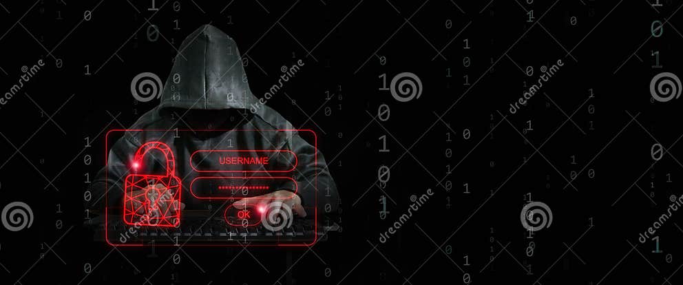 A Hacker Behind Binary Code A Stream Of Data Unlocks Cyber Security By Hacking Your Username