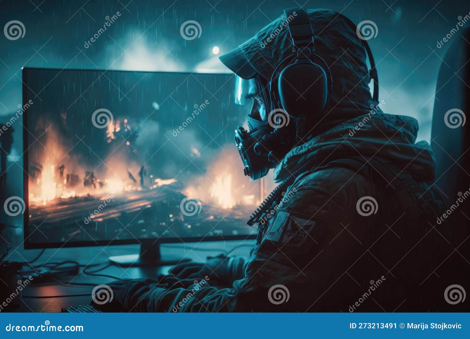 Hacker in Black Hoodie. Hacking and Internet Security Concept ...