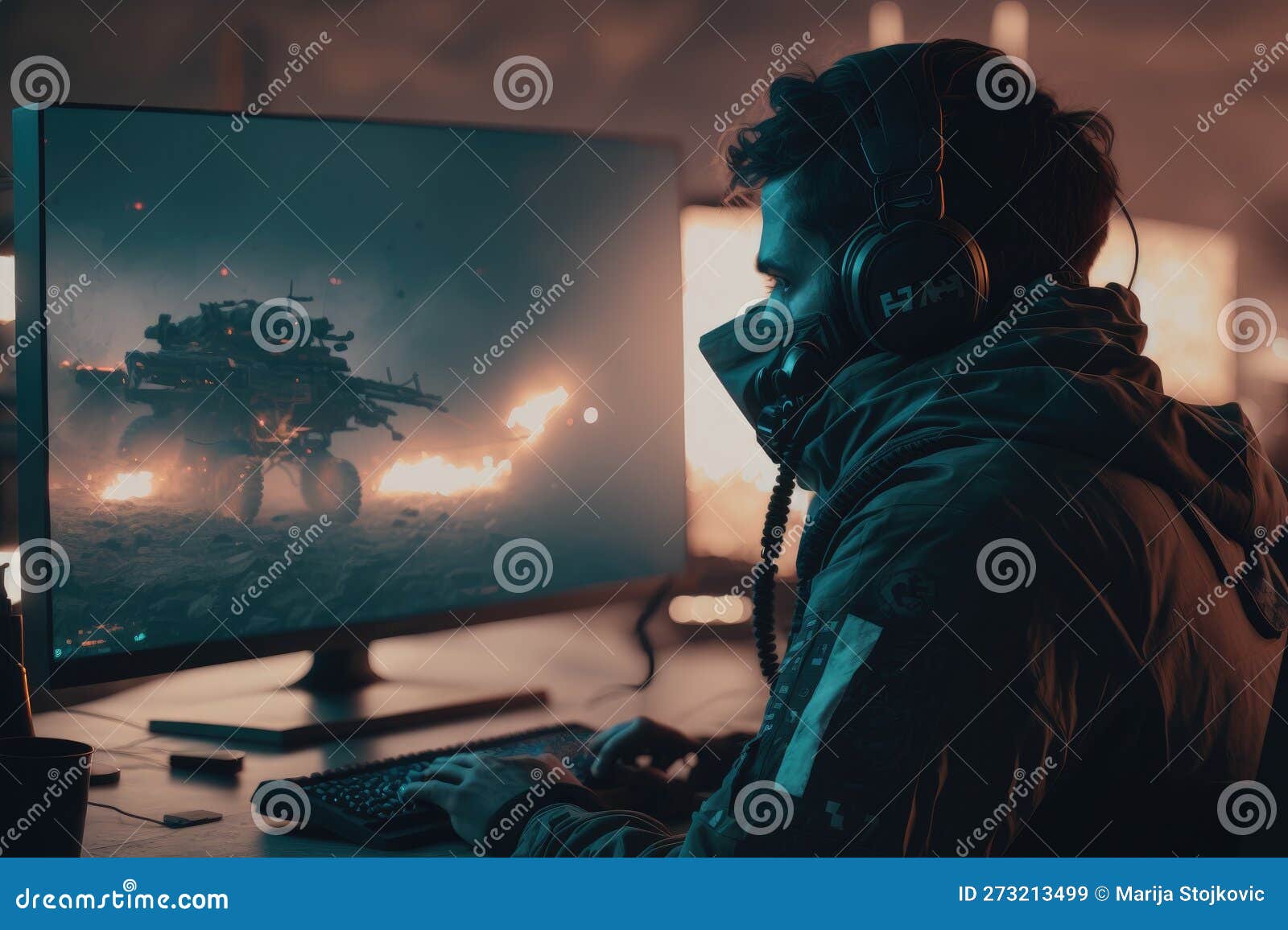 Hacker in Black Hoodie. Hacking and Internet Security Concept ...