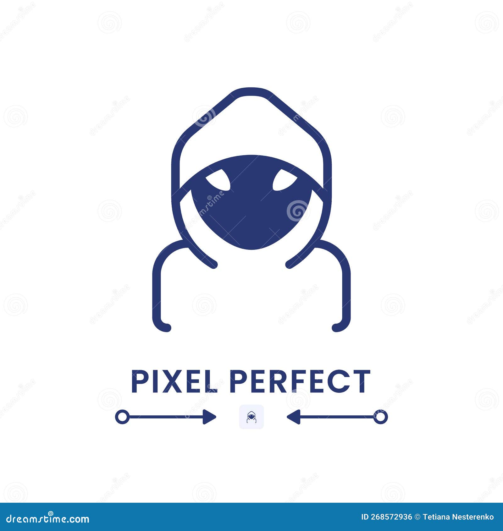 Hacker Black Solid Desktop Icon Stock Vector - Illustration of hack ...