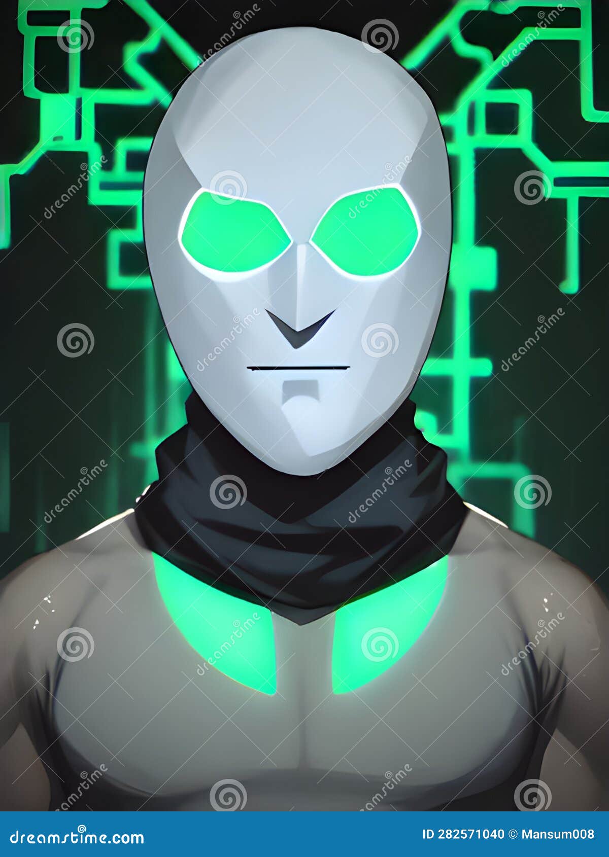 Hacker in a Black Suit and Mask, Hacker in Dark Room, AI Generated ...