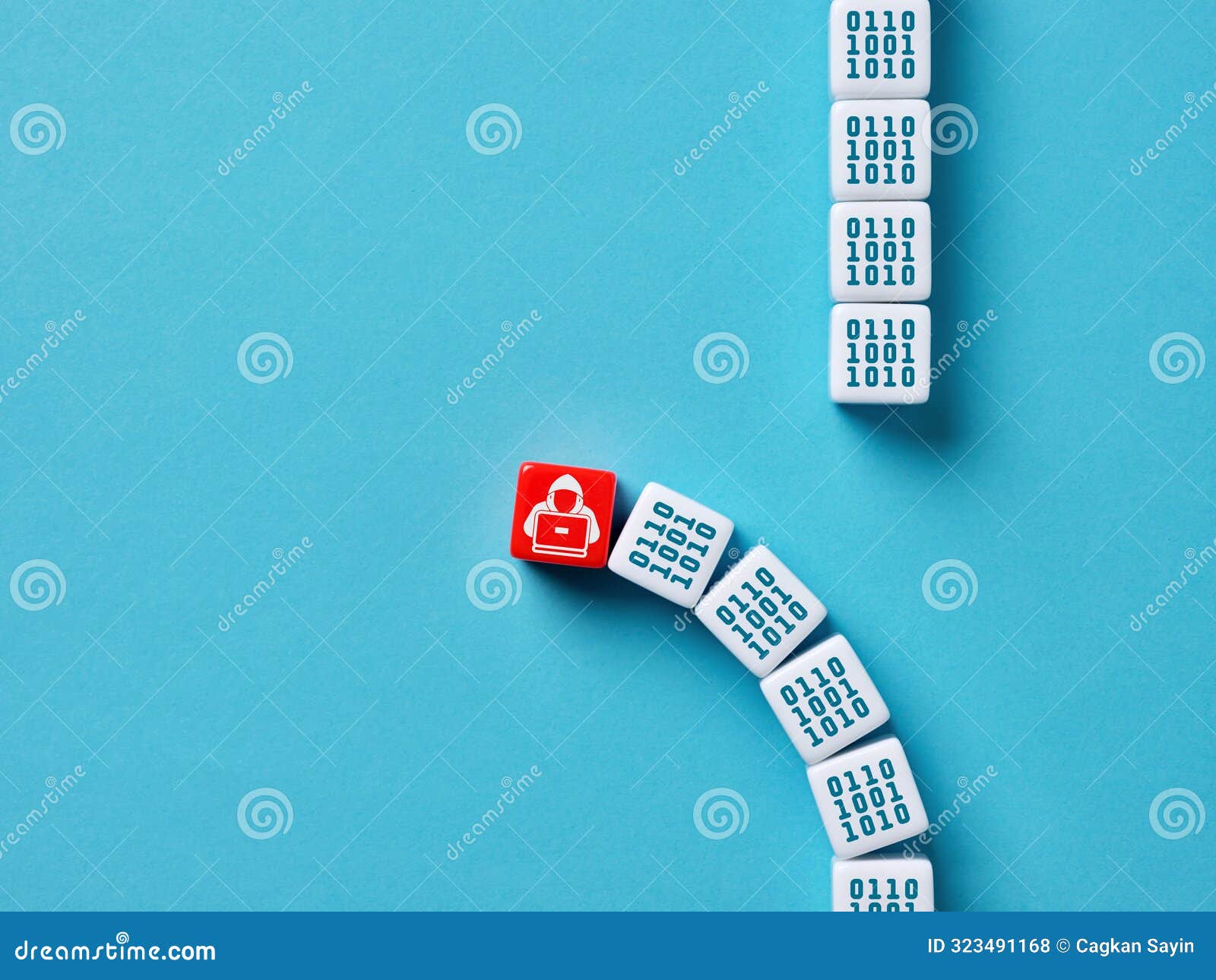 Hacker Breaking Code. Criminal Hacker With Black Hood Penetrating ...