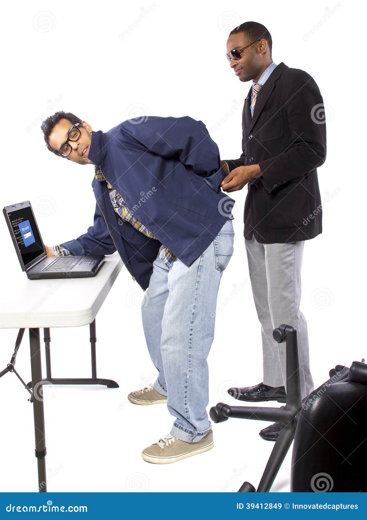 Hacker Busted stock image. Image of password, hacked - 39412849