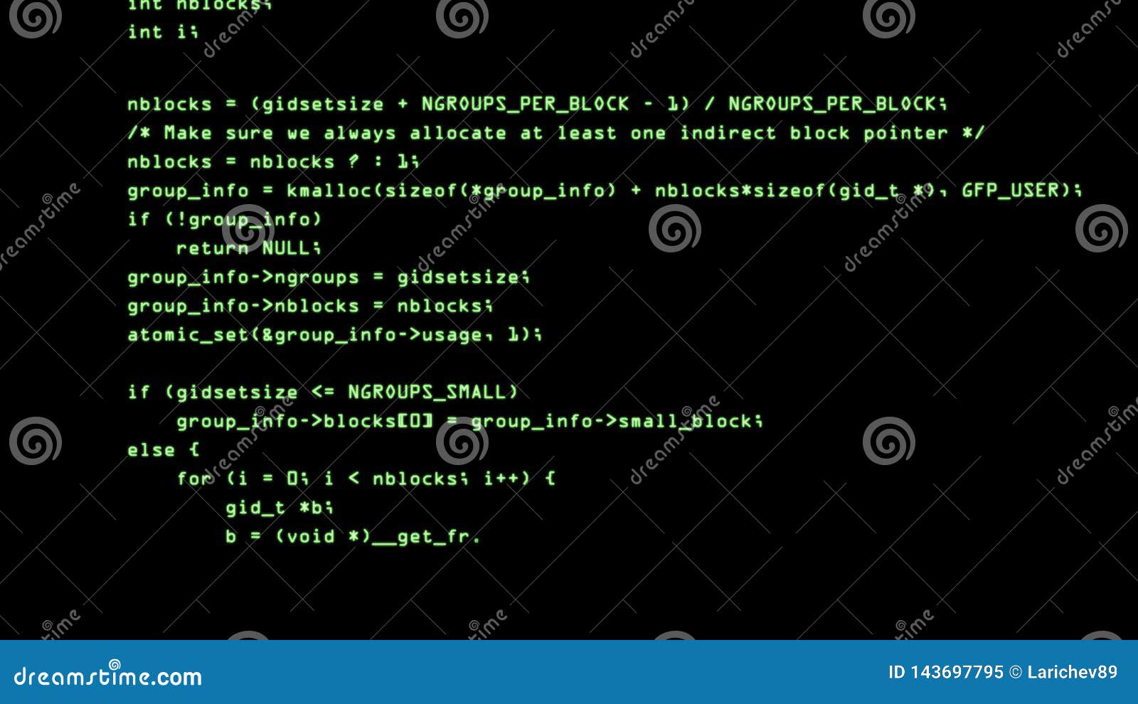 Hacker Code Running Down a Computer Screen Terminal. 4K Stock Video ...