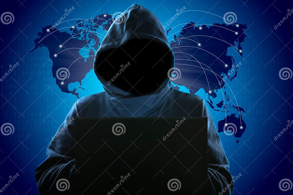 Hacker stock image. Image of binary, criminal, crime - 74095485