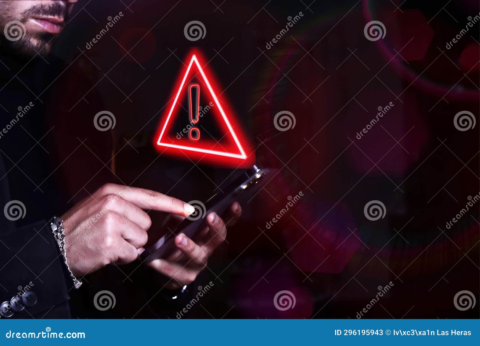 Hacker Control and Spying on Your Mobile Phone. Stock Illustration ...