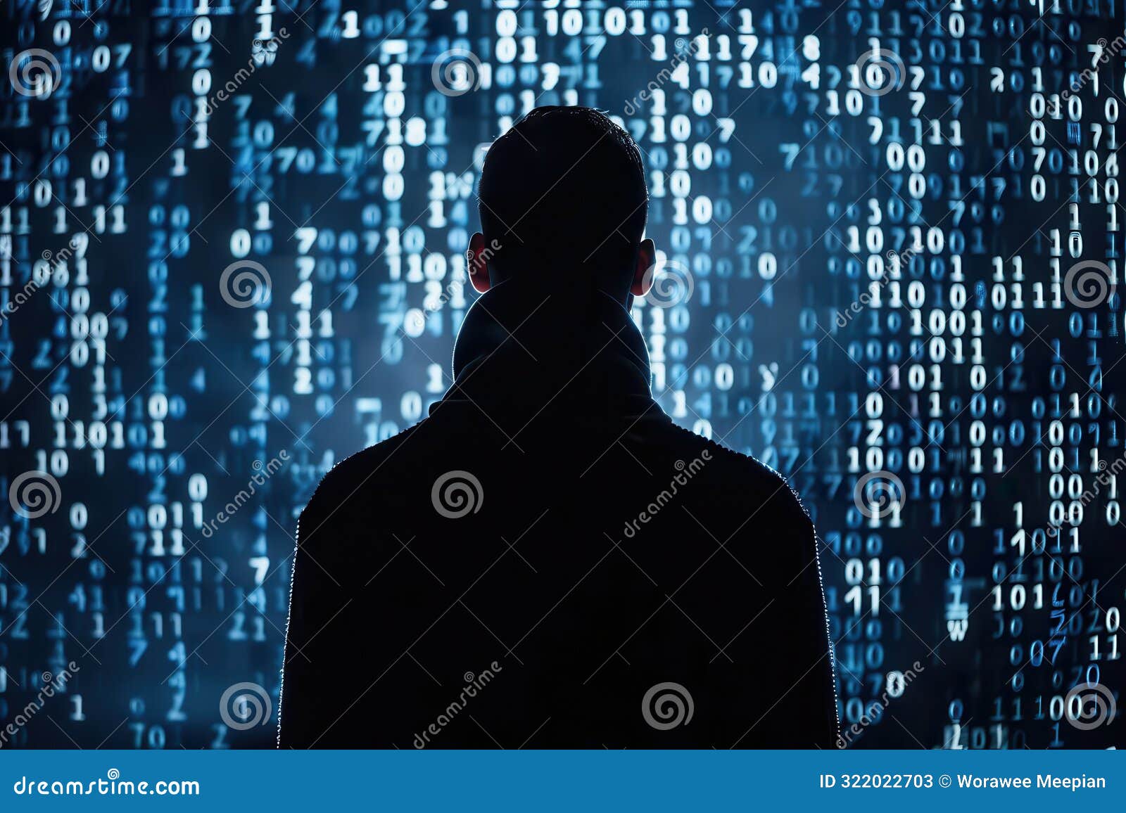 Hacker and Cyber Attack Concept. Hacker Making Virus Send To Network Stock Image - Image of ...