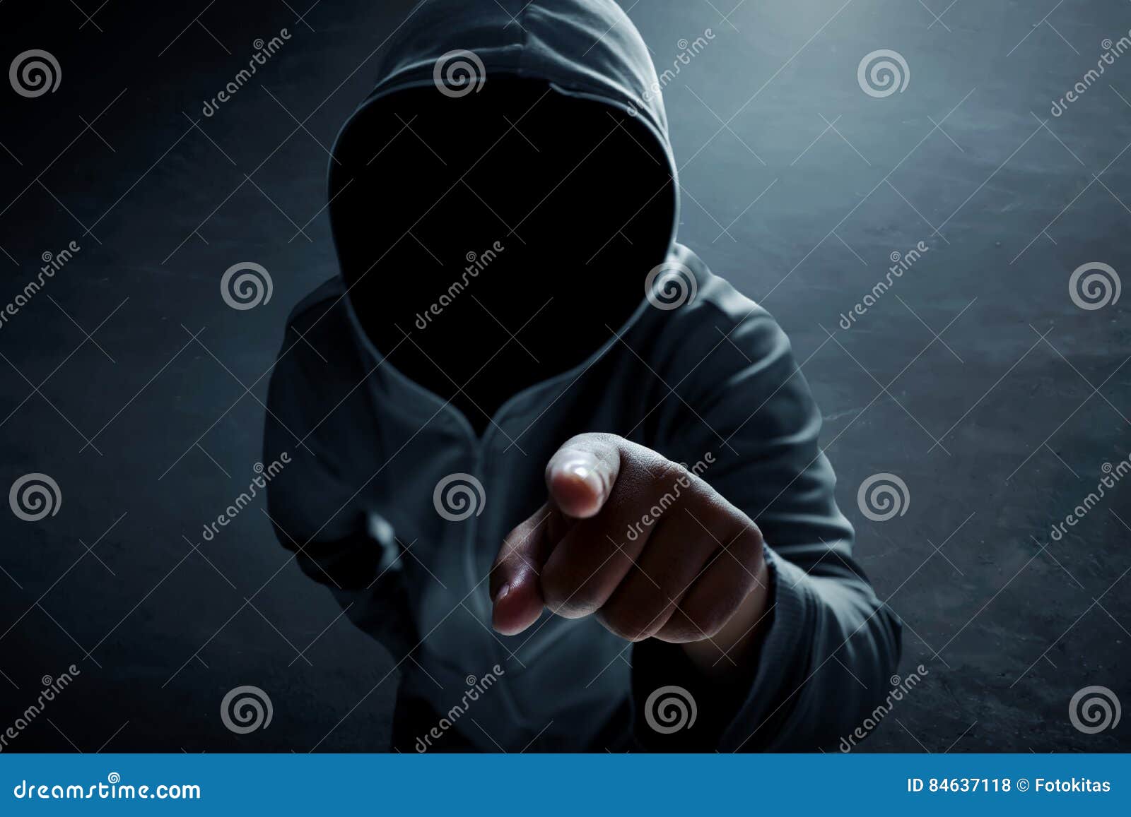 Hacker in dark room stock photo. Image of finger, dangerous - 84637118