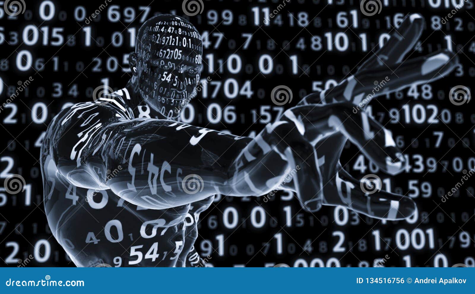 Hacker in Data Security Concept Stock Illustration - Illustration of ...