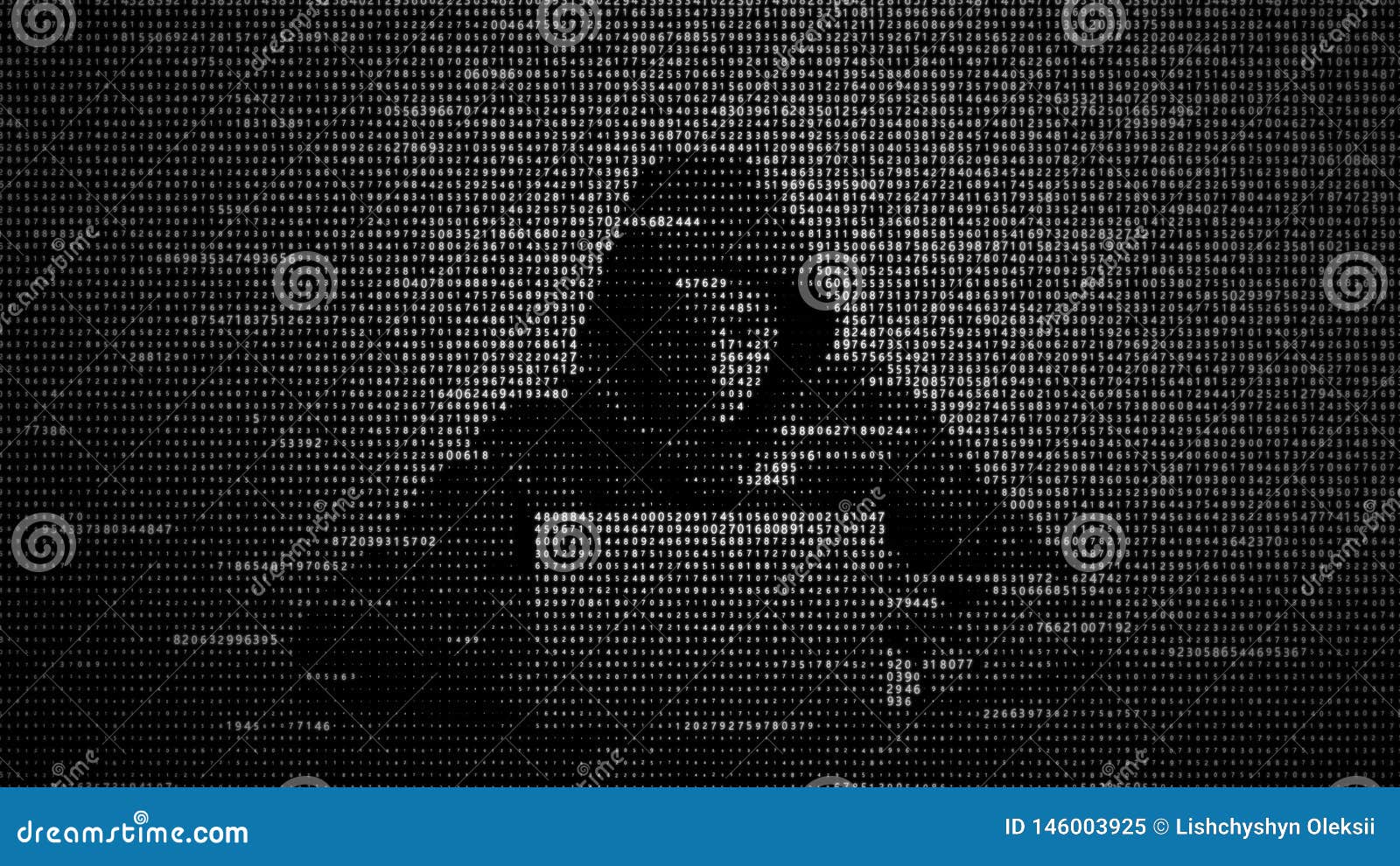 Hacker in Data Security Concept. Hacker Using Laptop. Hacking the Internet. Cyber Attack Stock ...