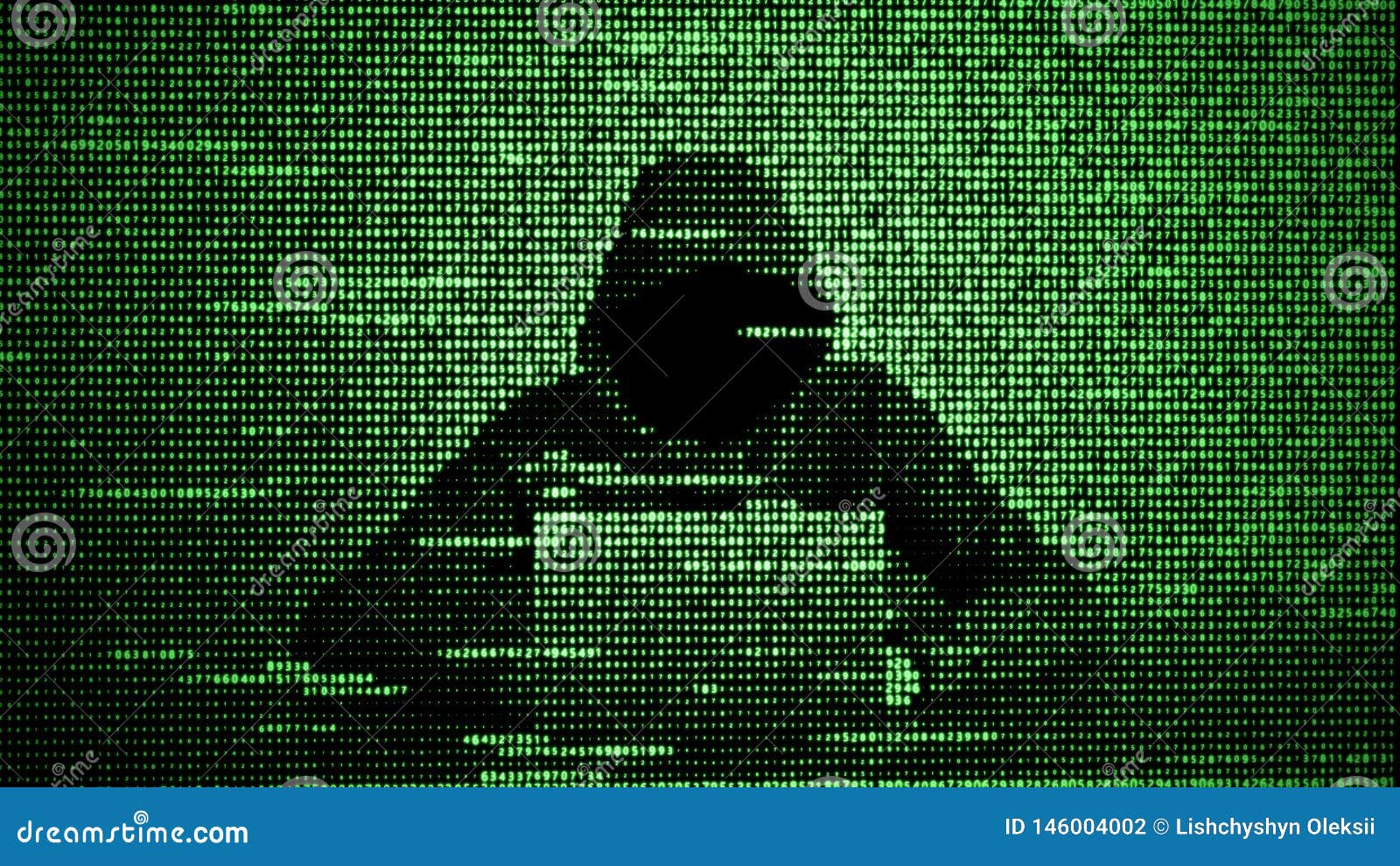 Hacker in Data Security Concept. Hacker Using Laptop. Hacking the Internet. Cyber Attack Stock ...