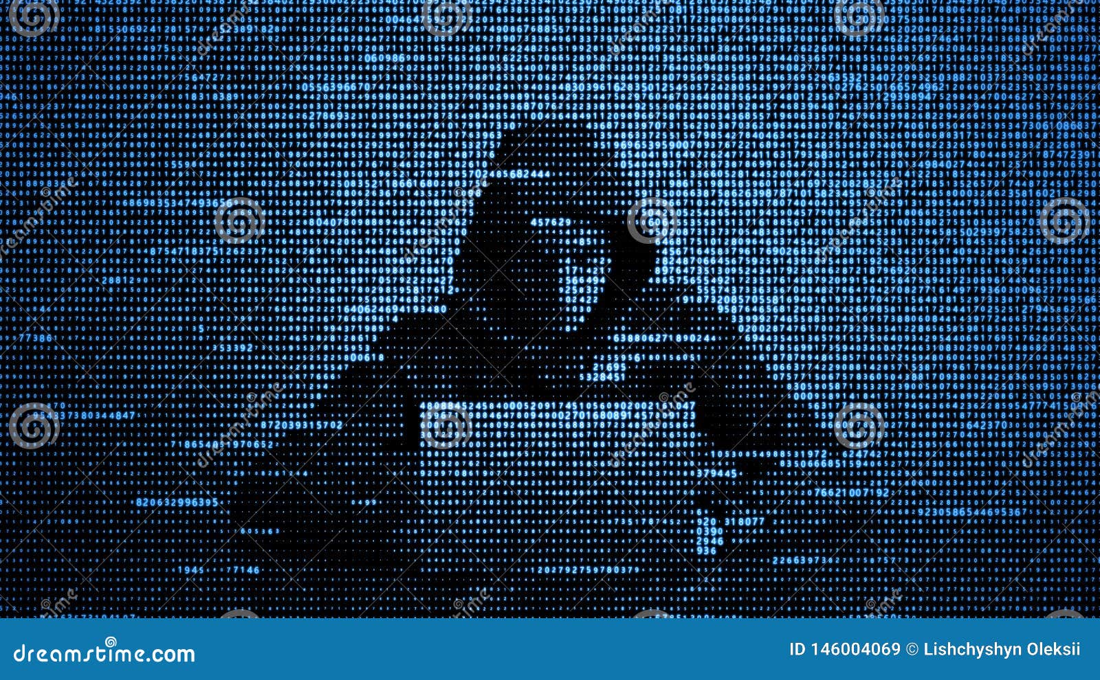 Hacker In Data Security Concept Hacker Using Laptop Hacking The