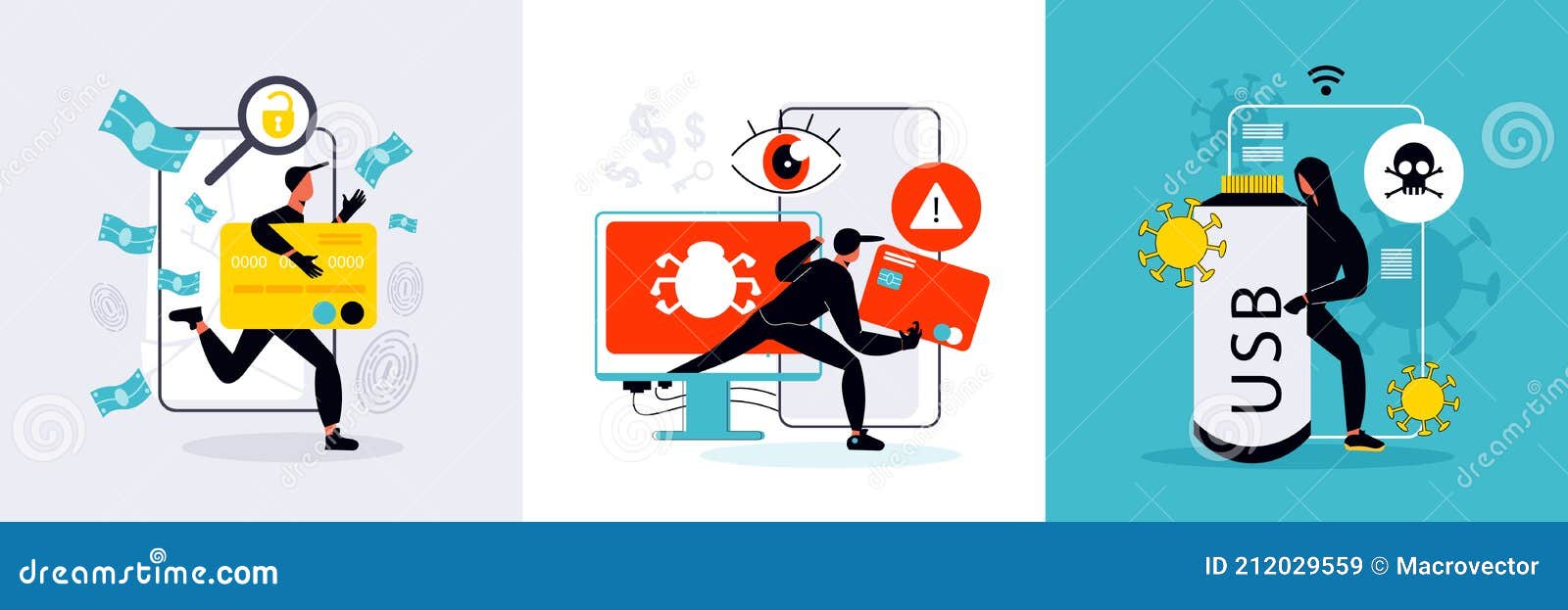 Hacker Design Concept stock vector. Illustration of virus - 212029559