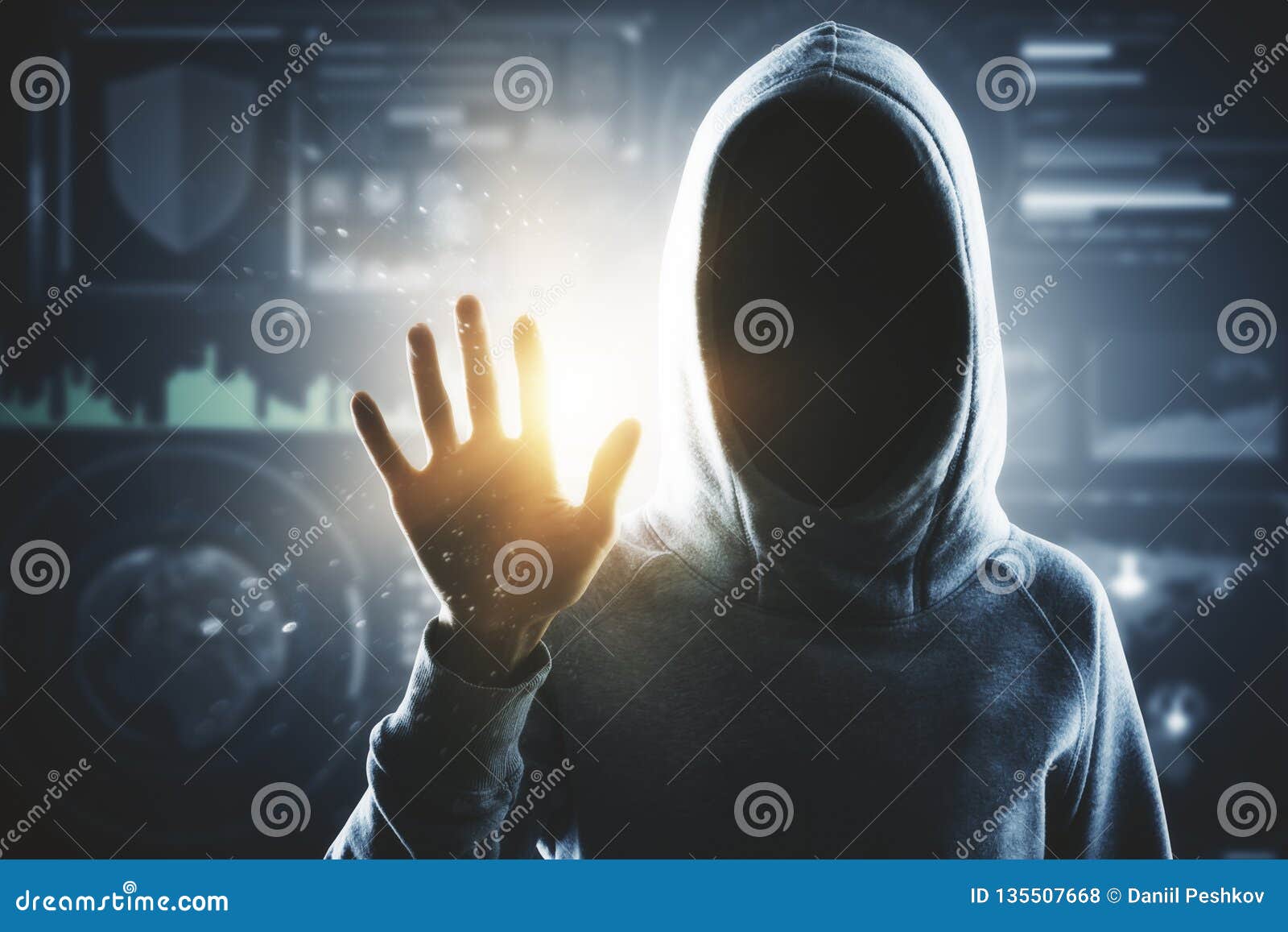 Hacking and Phishing Concept Stock Photo - Image of crime, cyber: 135507668
