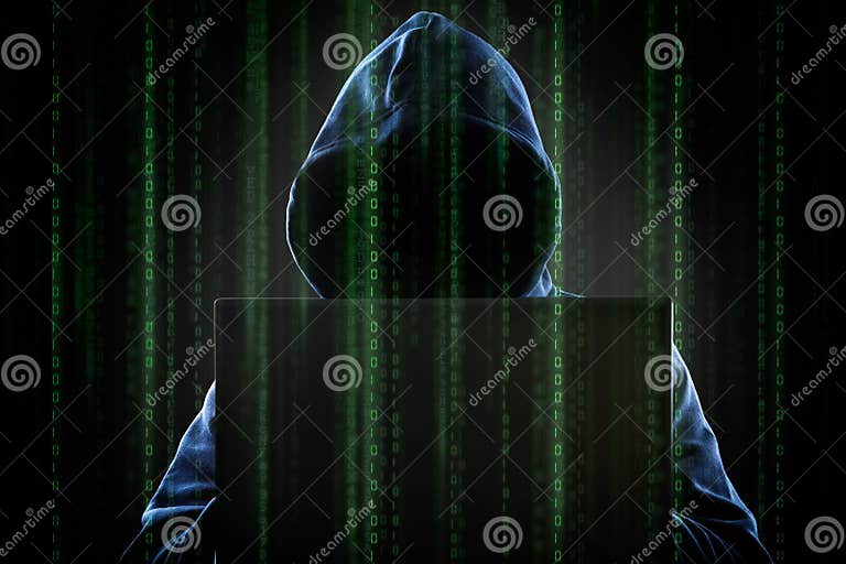 Hacker stock illustration. Illustration of identity, crime - 47922370