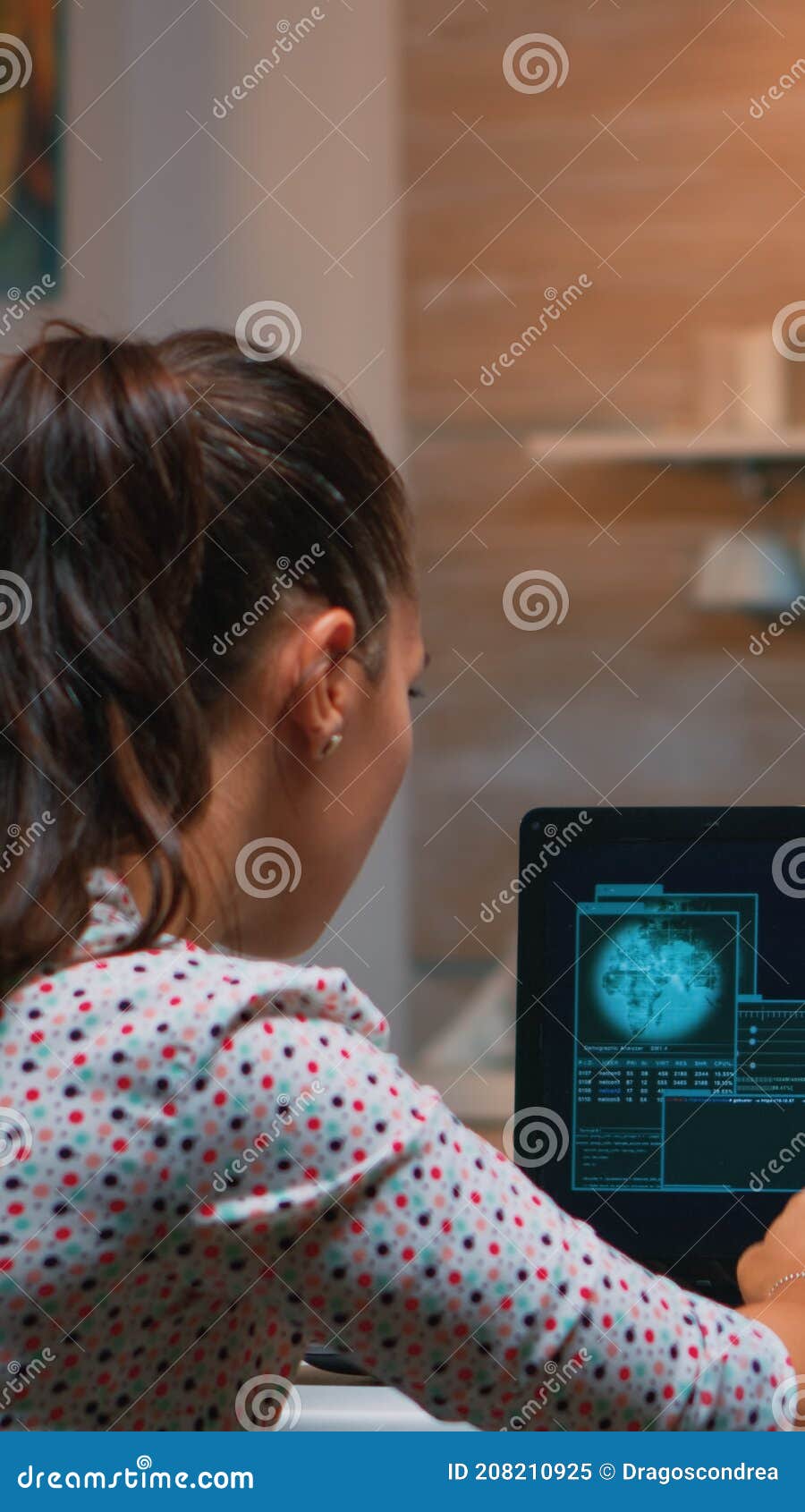 Hacker Finishing Succesfully Hacking Company System Stock Image - Image ...