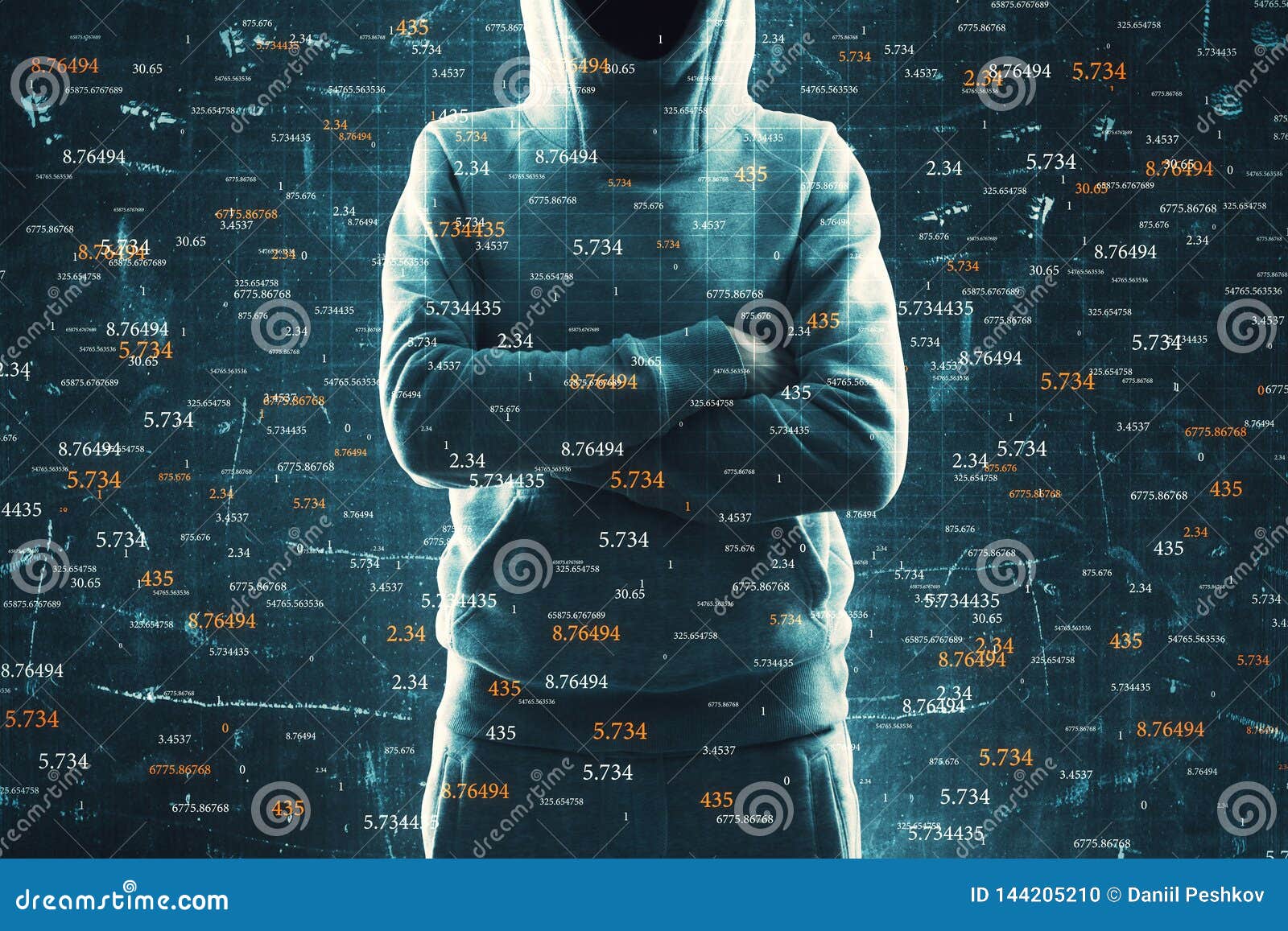 Hacking and report concept stock photo. Image of graph - 144205210