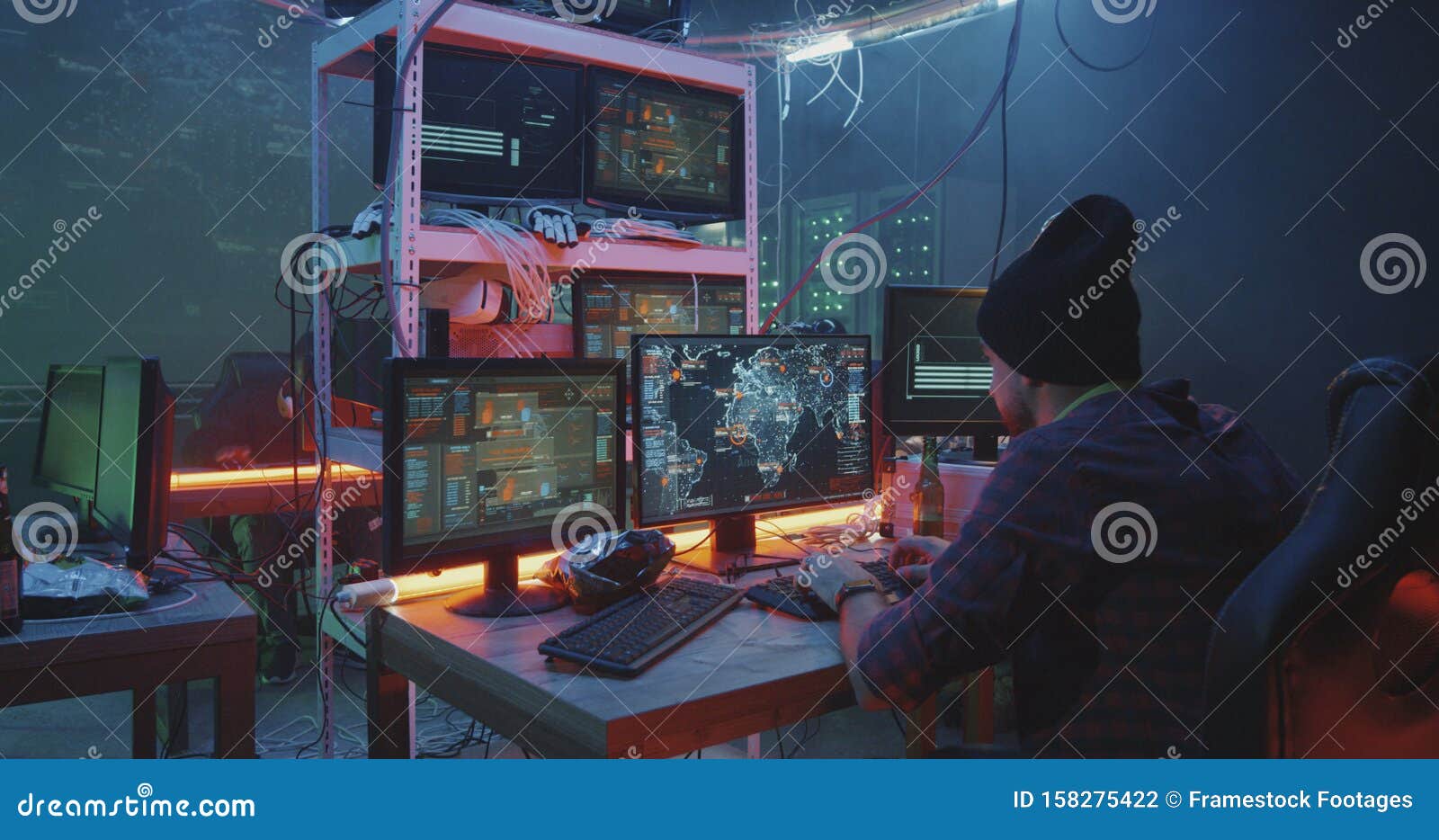 Hacker Getting Angry after Failure Stock Photo - Image of caucasian ...