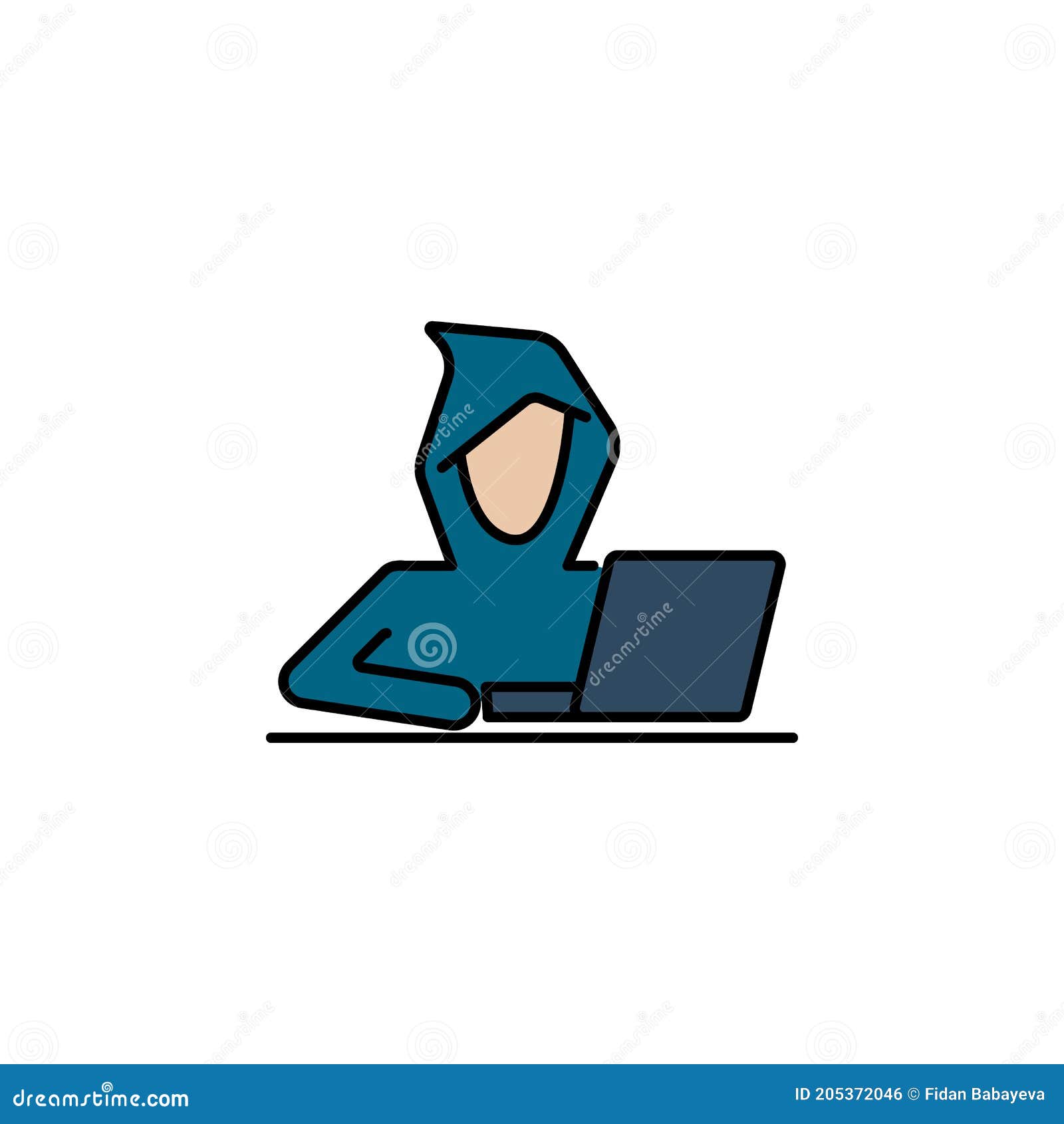Hacker, Hack Icon On White Background. Can Be Used For Web, Logo ...