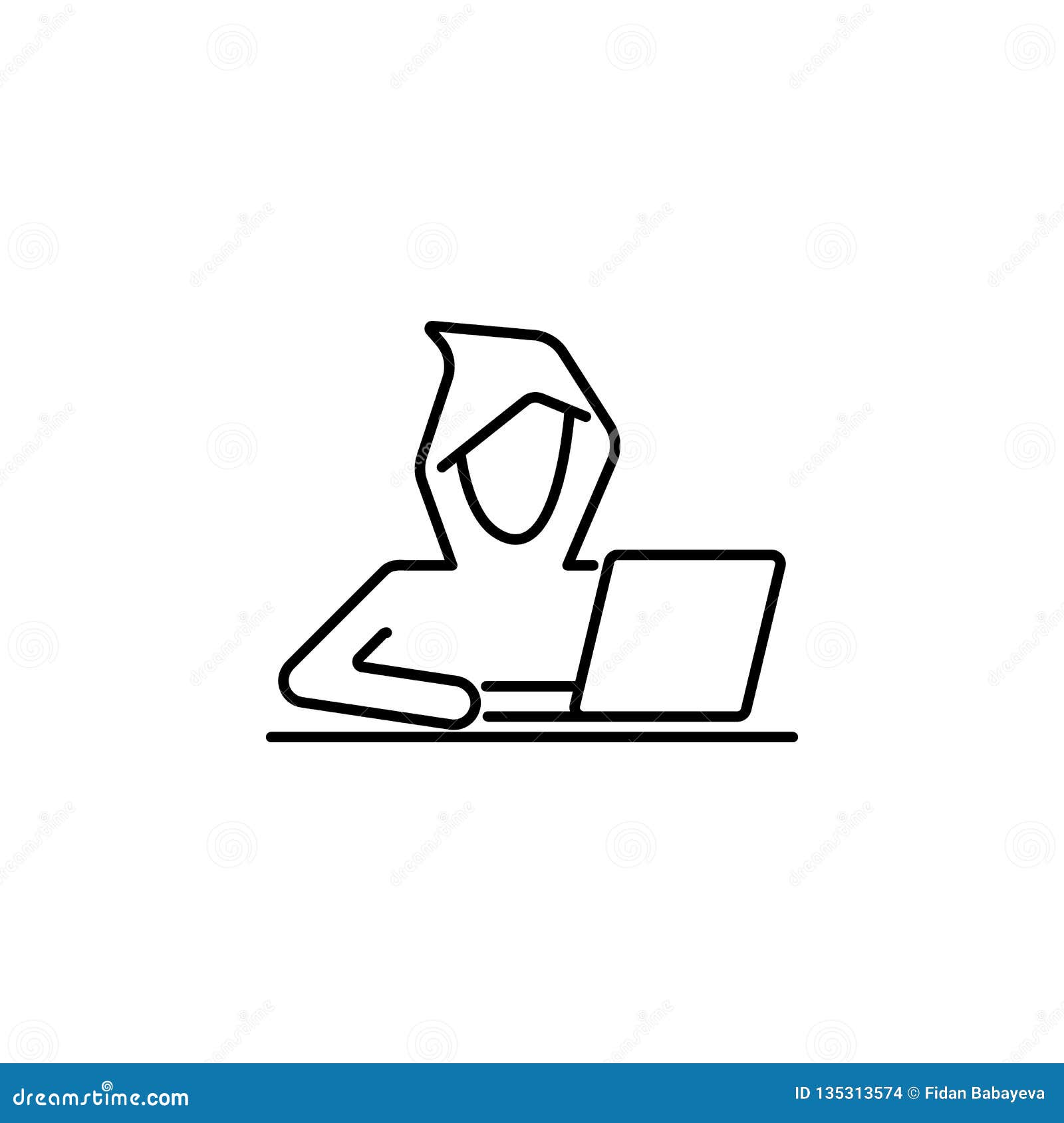Hacker, Hack Icon on White Background. Can Be Used for Web, Logo ...
