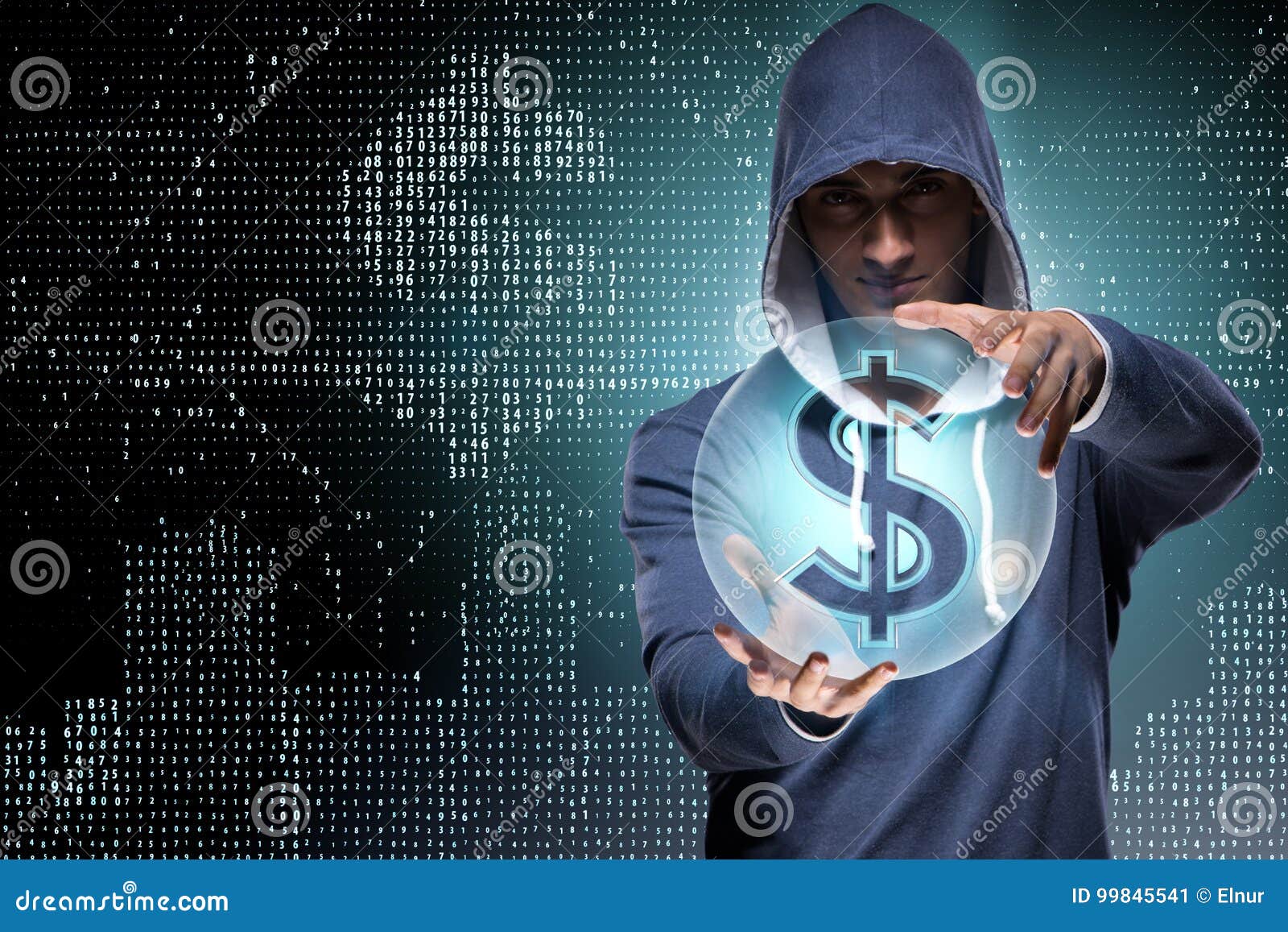 The Hacker Hacking Banking Financial System Stock Image - Image of ...