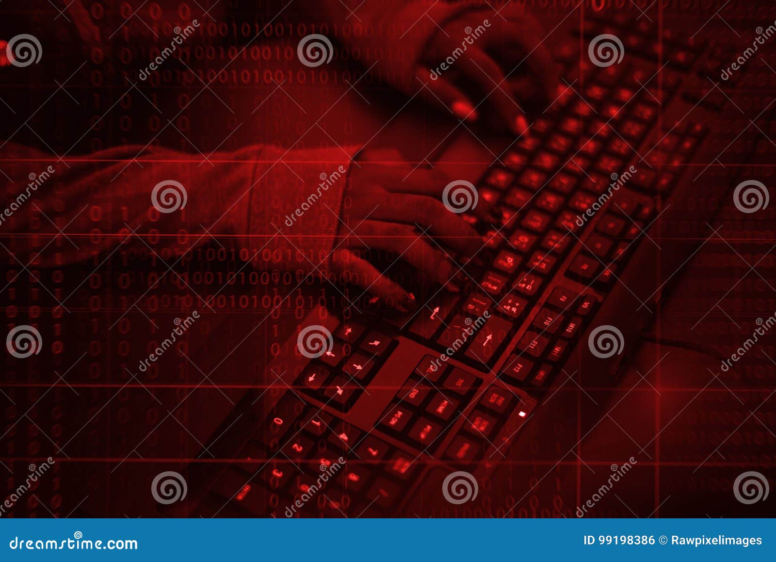 Hacker Hacking a Coding Cyberspace Information Stock Photo - Image of ...