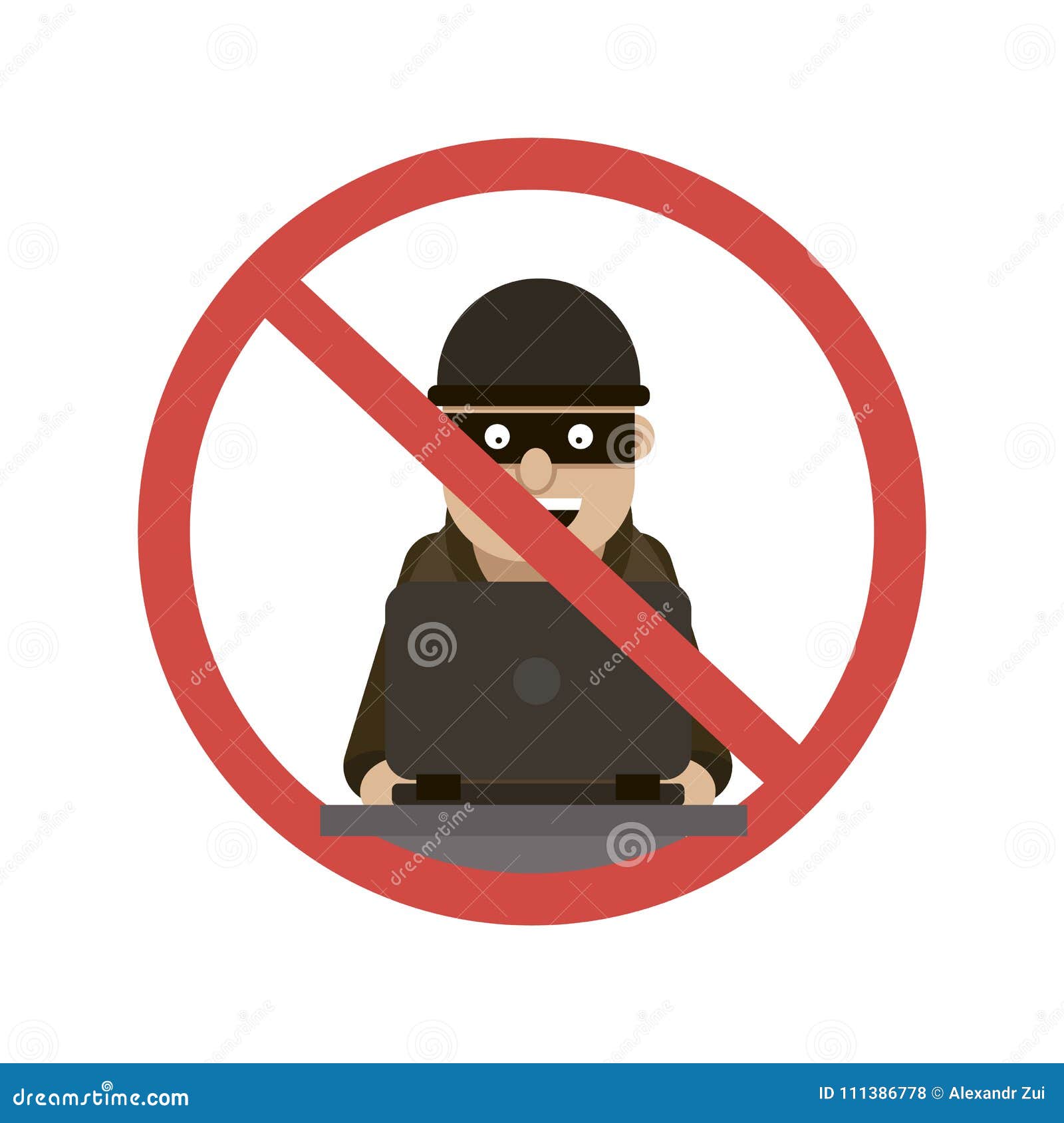 Hacker hacking logo stock vector. Illustration of hands - 111386778