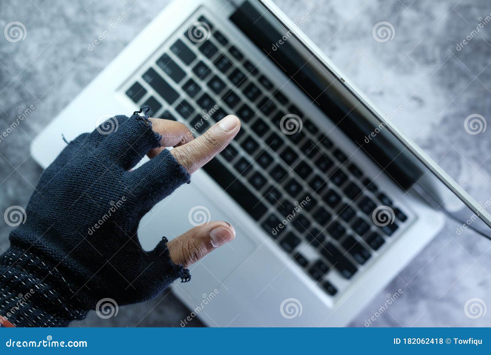 Hacker Hand Stealing Data from Laptop at Night Stock Photo - Image of ...