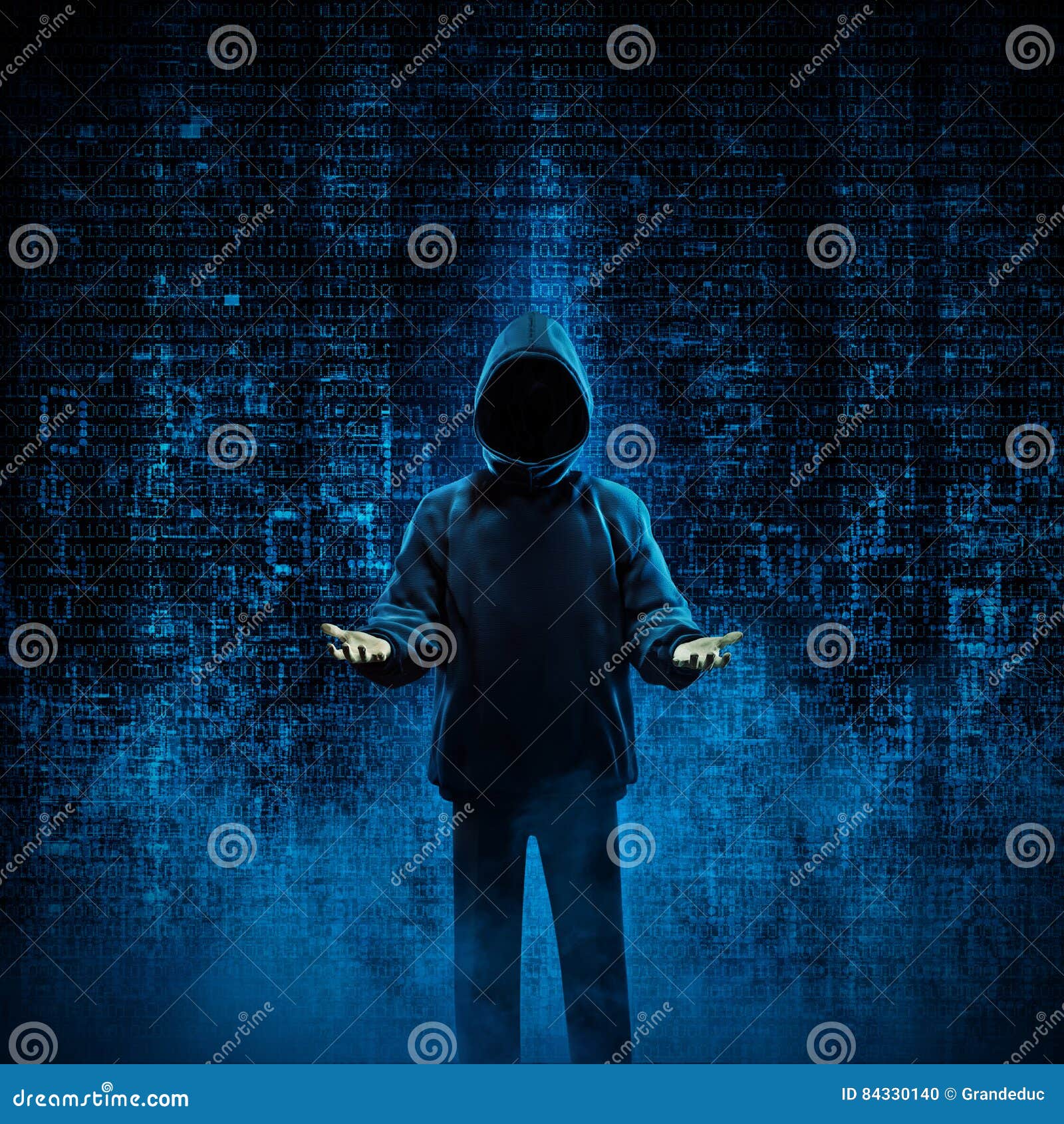 Hacker for hire stock illustration. Illustration of data - 84330140