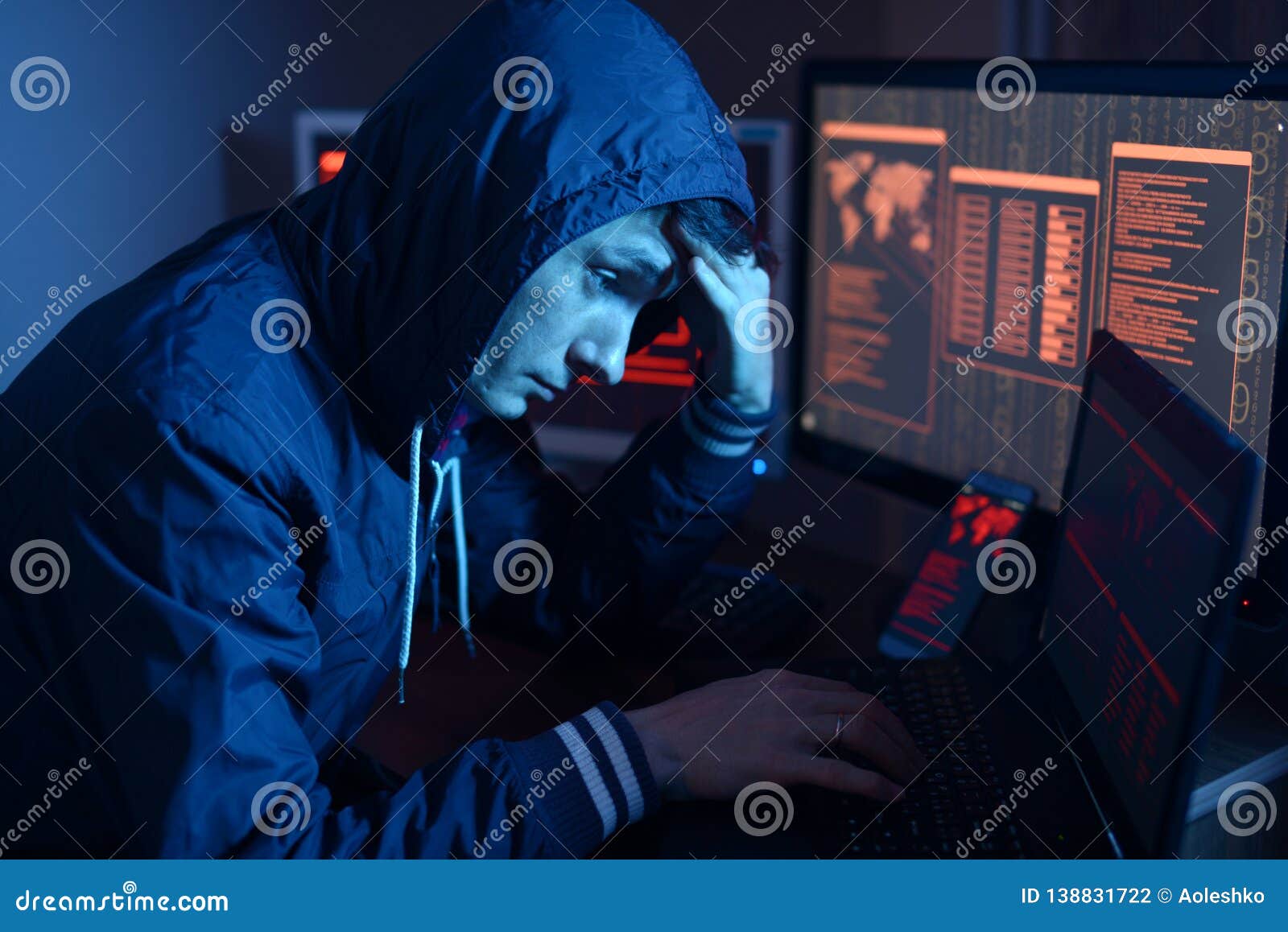 Hacker in a Hood Thinking about the Problem of Hacking or Malware ...