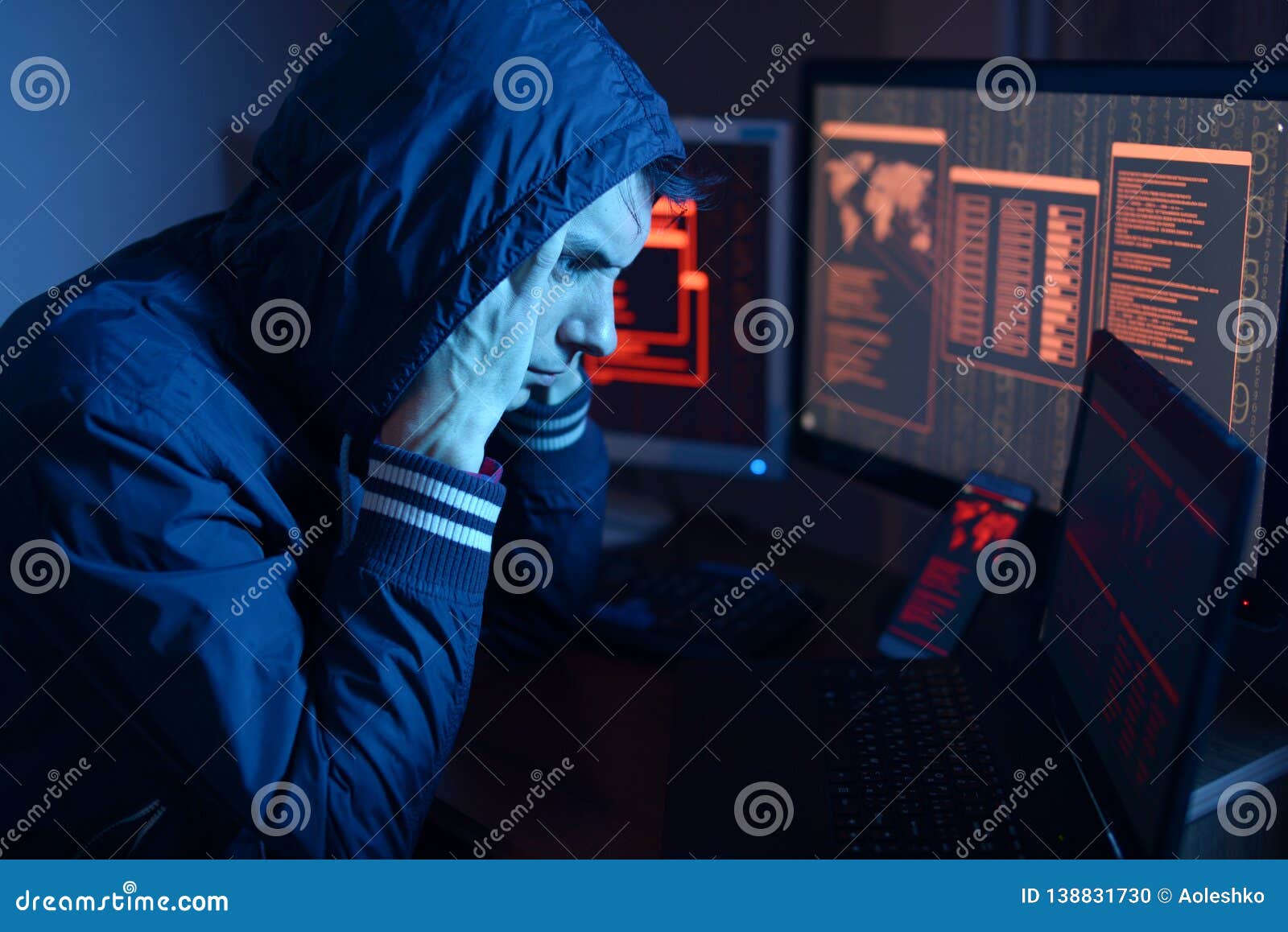 Hacker in a Hood Thinking about the Problem of Hacking or Malware ...