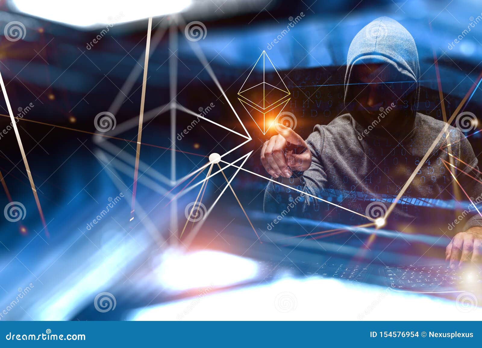 Hacker Hunting for Code Concept Editorial Stock Image - Image of theft ...