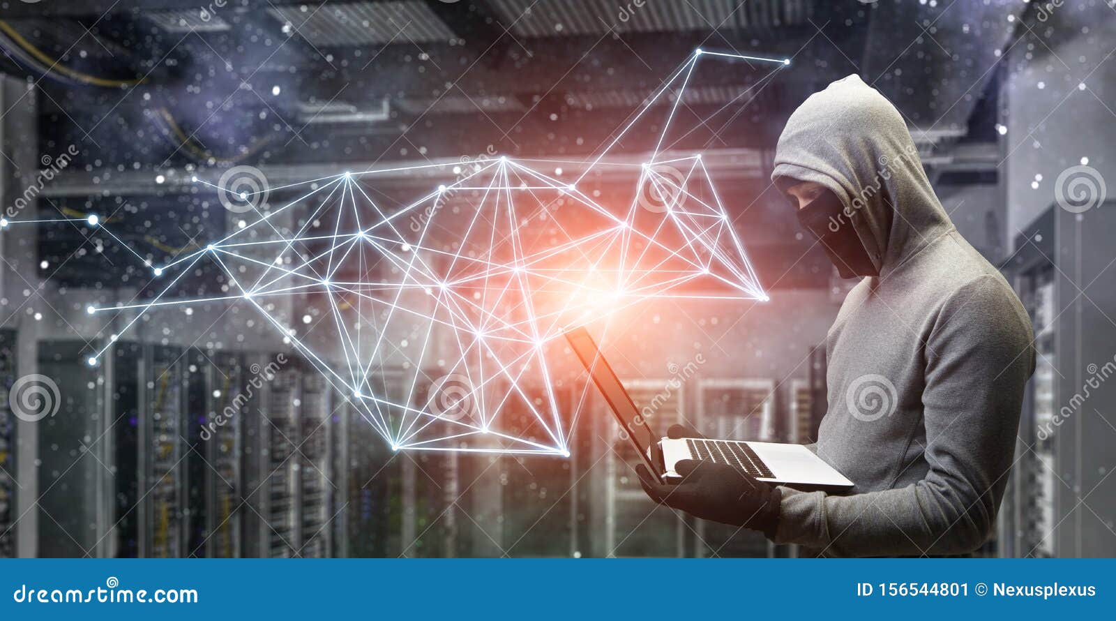 Hacker Hunting for Crypto Currency Stock Image - Image of human, crime ...