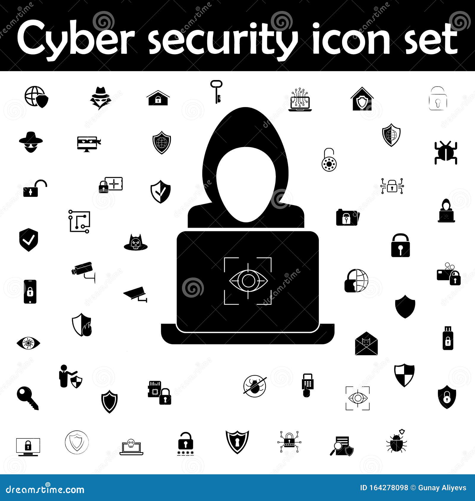 Hacker Icon Cyber Security Icons Universal Set For Web And Mobile
