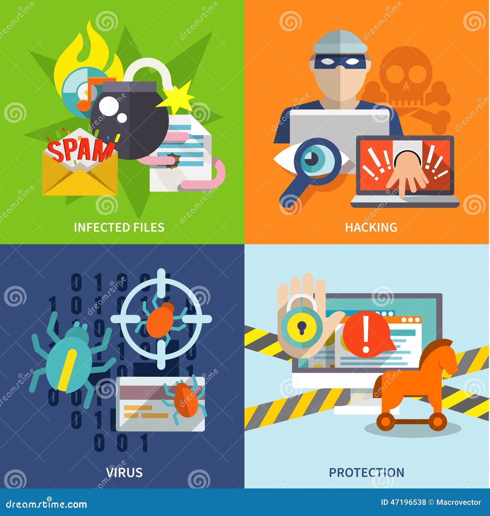 Hacker, Curing Computer Virus Icon On White Background. Can Be Used For ...