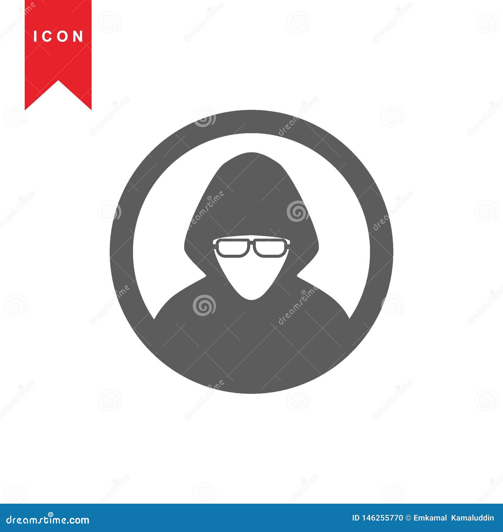 Hacker icons stock illustration. Illustration of anonymous - 146255770