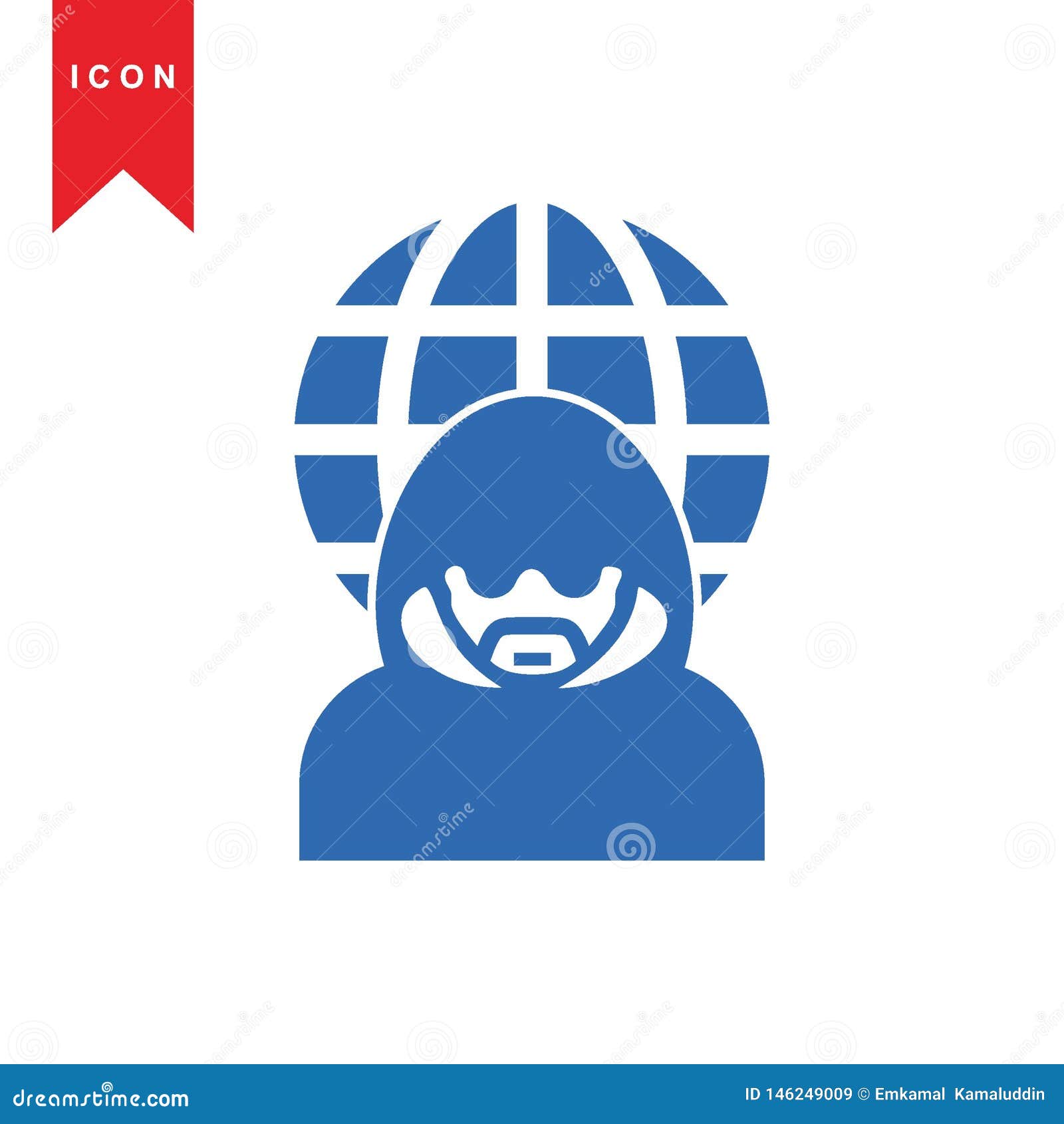 Hacker icons stock vector. Illustration of agent, character - 146249009