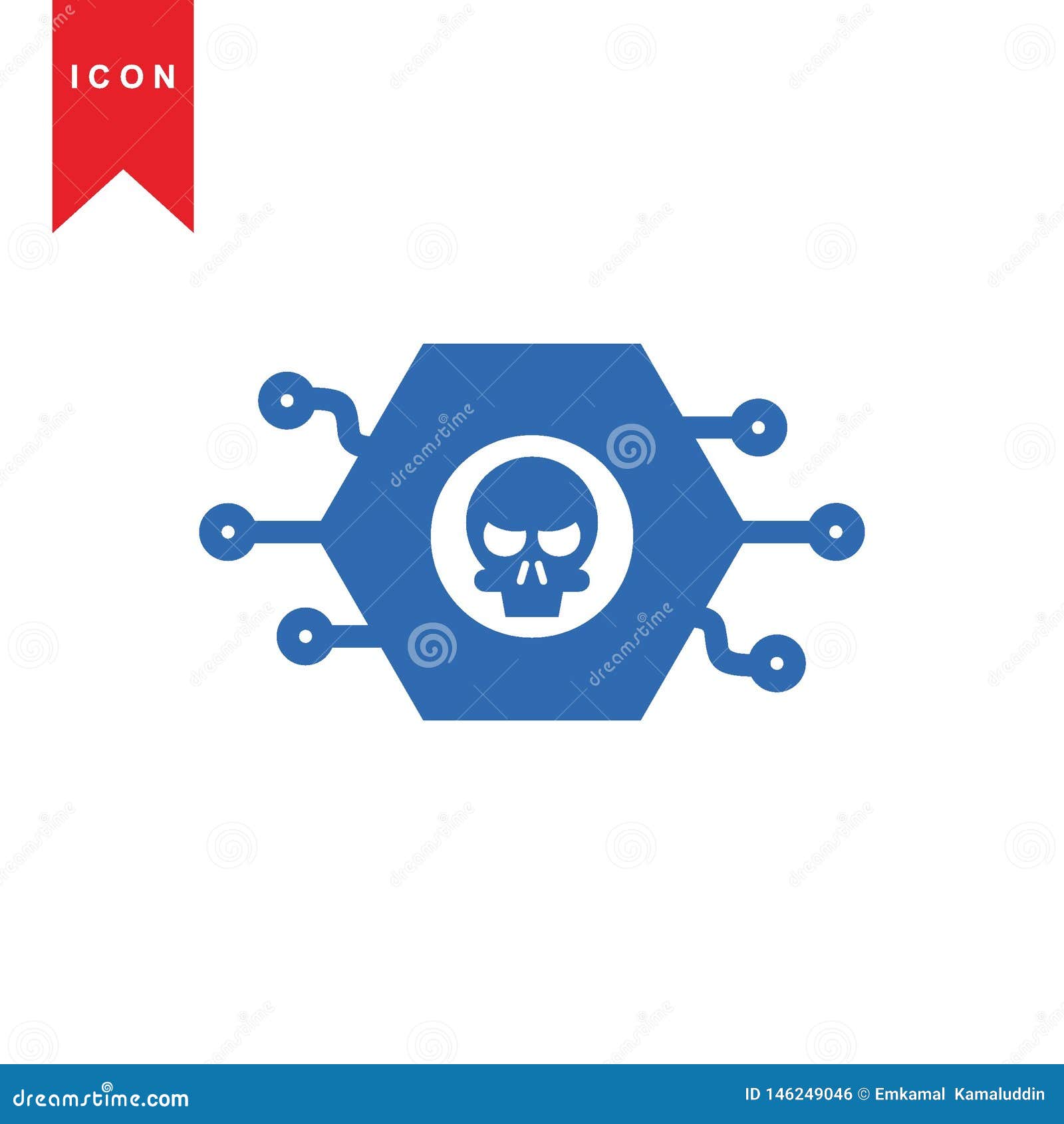 Hacker icons stock vector. Illustration of human, detective - 146249046