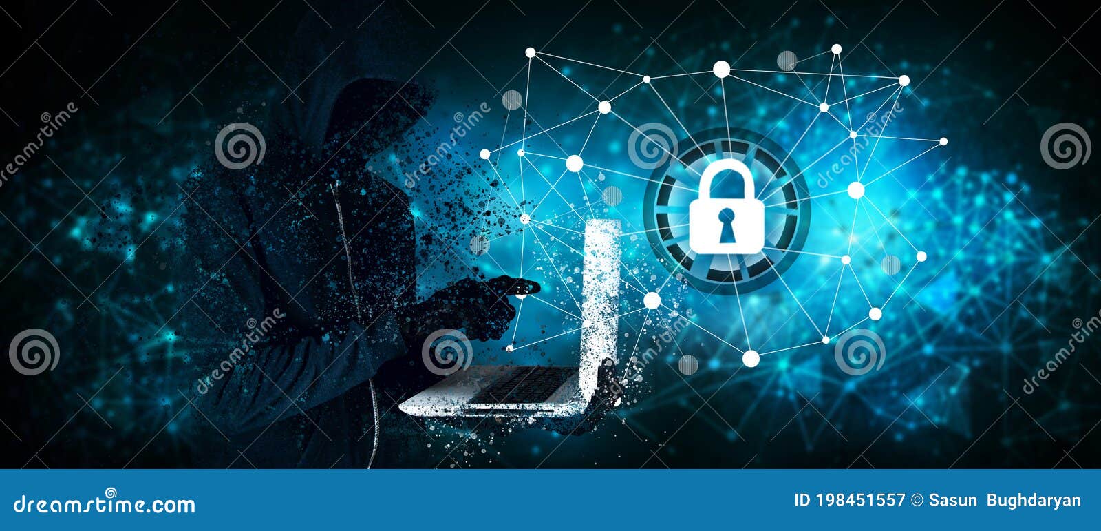 Computer Crime Cartoon Vector Illustration | CartoonDealer.com #39821566