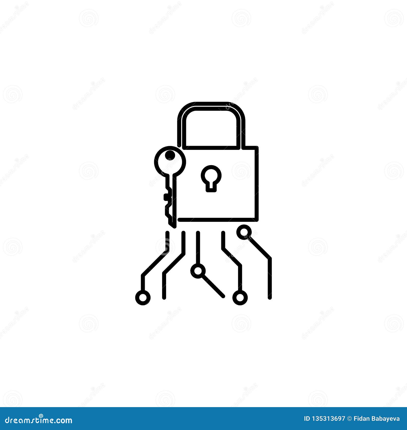 Hacker, Lock Icon On White Background. Can Be Used For Web, Logo ...