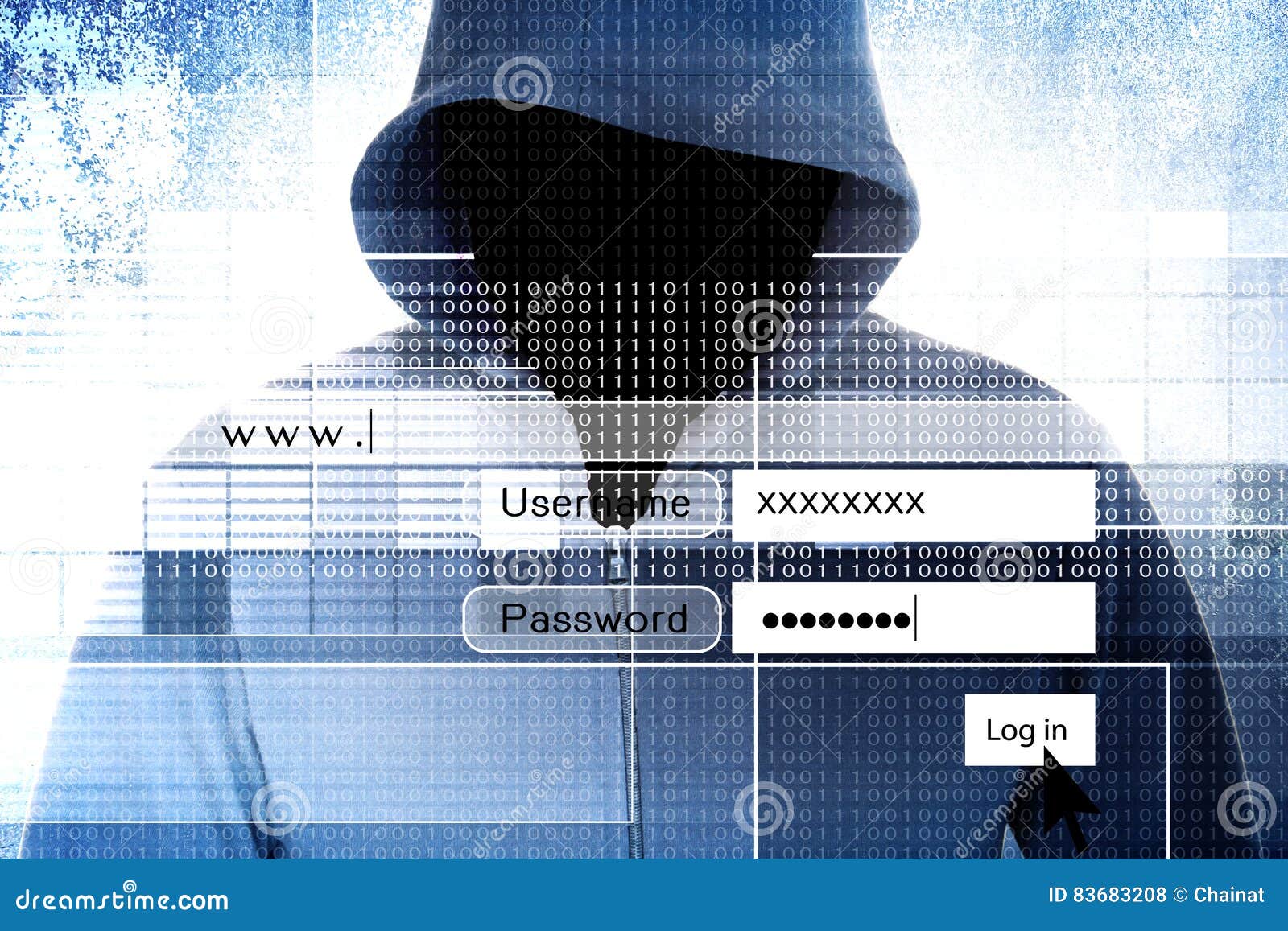 Hacker stock photo. Image of password, danger, cracker - 83683208