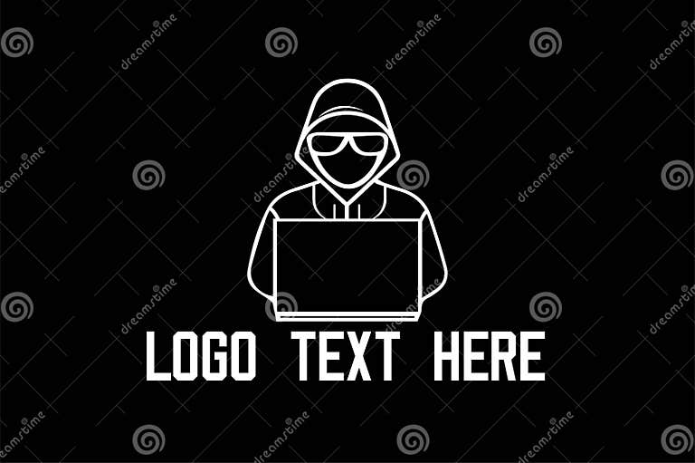 Hacker Company Logo Template Stock Vector - Illustration of assessment ...
