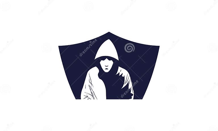 Hacker Logo Design - Cyber Security Hacker - Anonymous Hacker Logo Template Stock Vector ...
