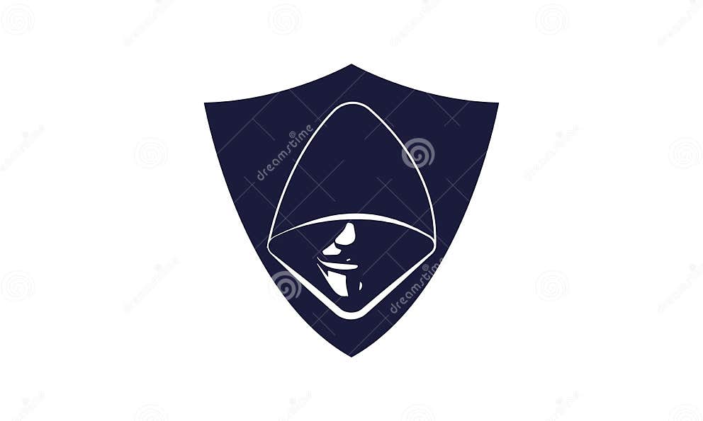 Hacker Logo Design - Cyber Security Hacker - Anonymous Hacker Logo Template Editorial Stock ...