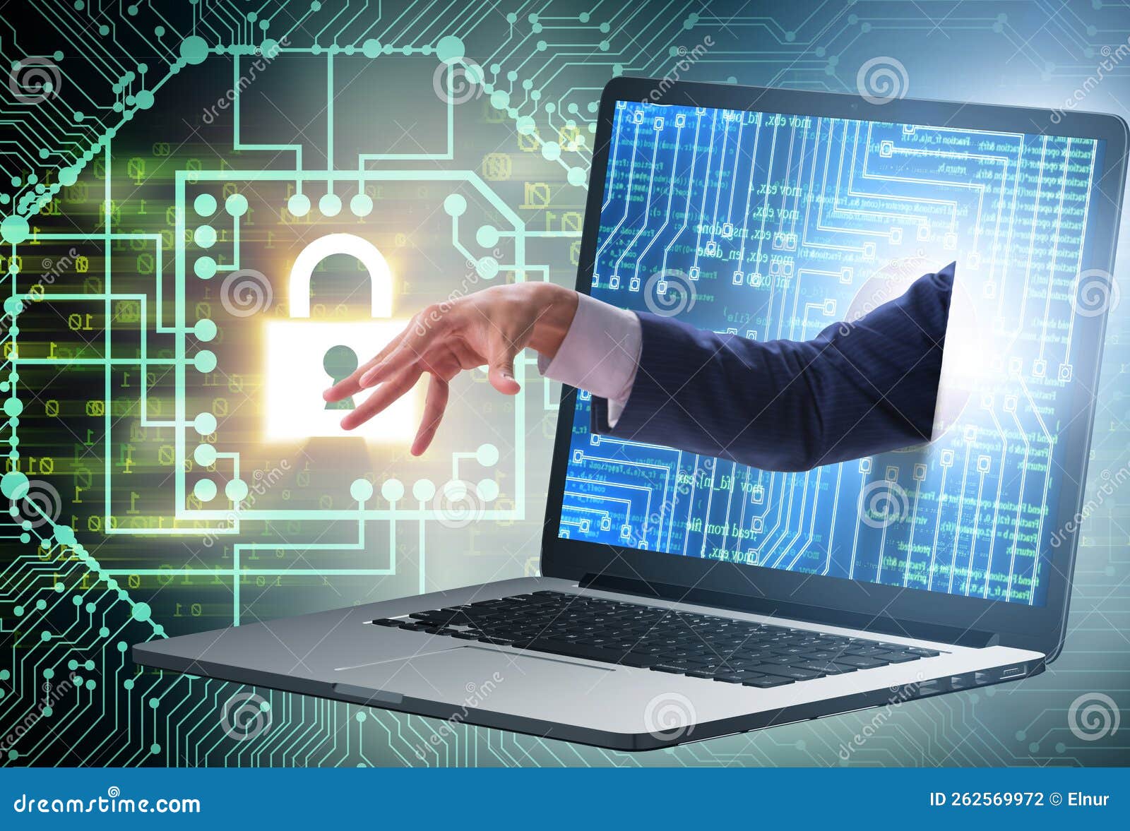 Hacker Man Trying To Steal Personal Data Stock Photo - Image of online ...