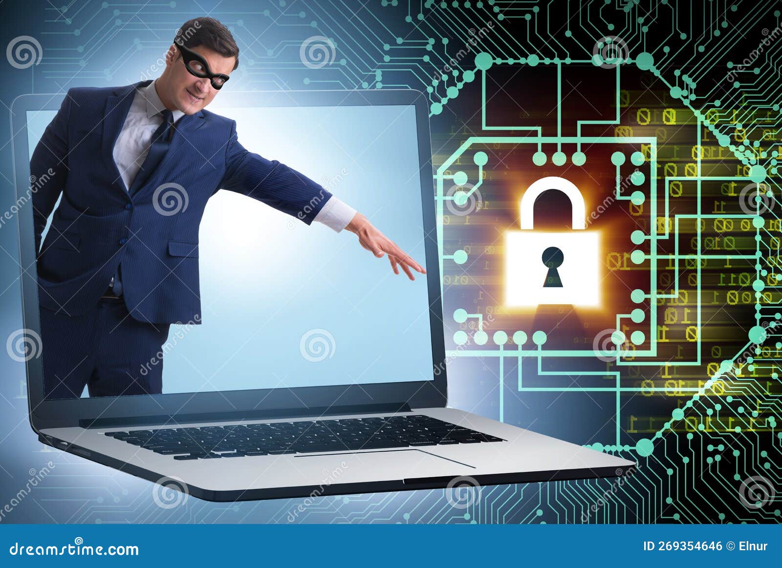 Hacker Man Trying To Steal Personal Data Stock Photo - Image of data ...