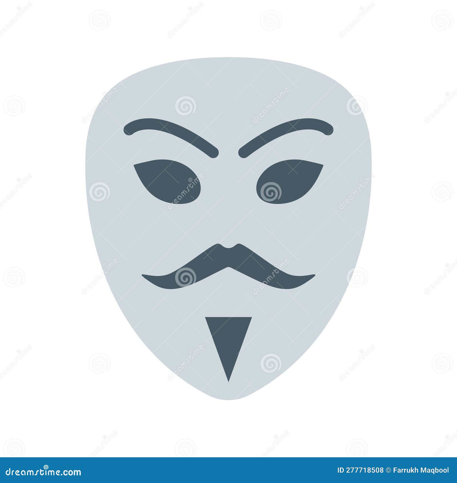 Hacker Mask Icon Vector Image. Stock Vector - Illustration of outline ...