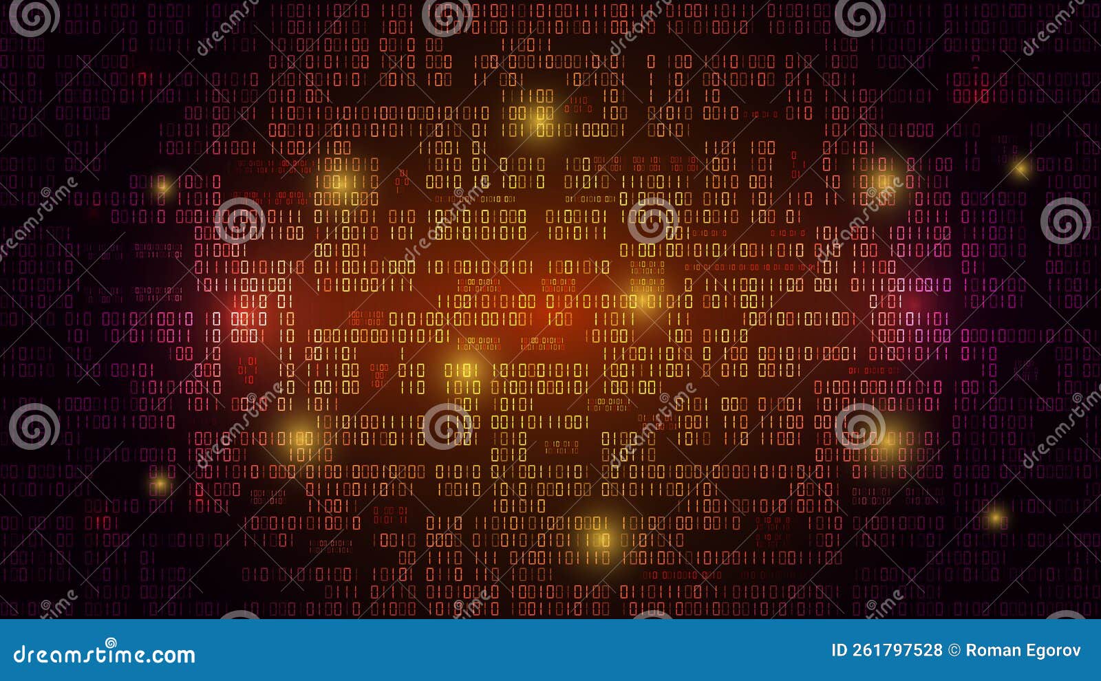 Hacker Matrix. Spy Binary Code. Cybercrime In Cyberspace. Computer Data. Futuristic Robot AI ...