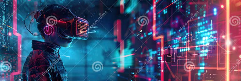 A Hacker Navigates a Virtual Environment of Digital Locks and Codes ...